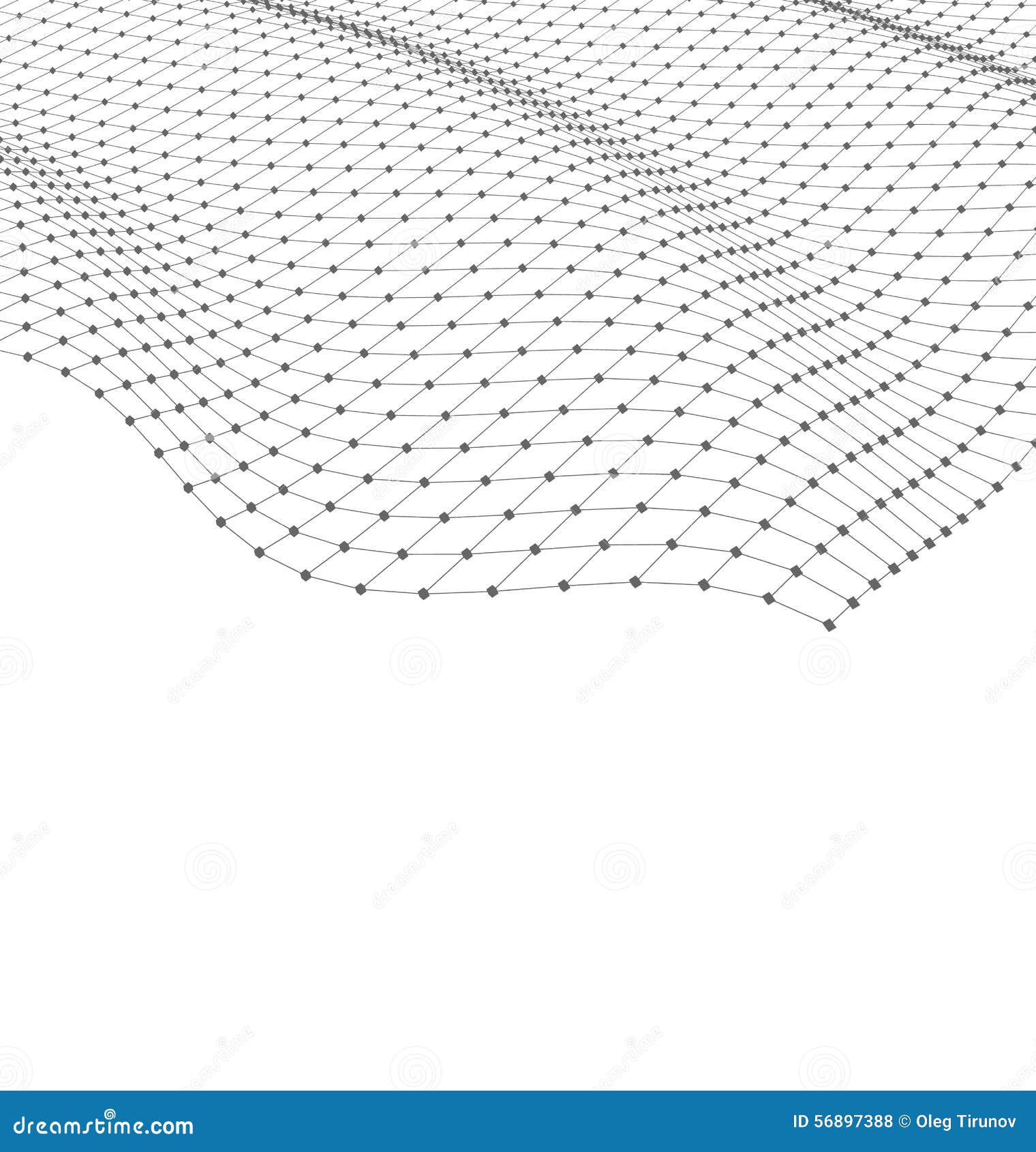 Wireframe Area Mesh Polygonal Surface Stock Vector - Illustration of ...