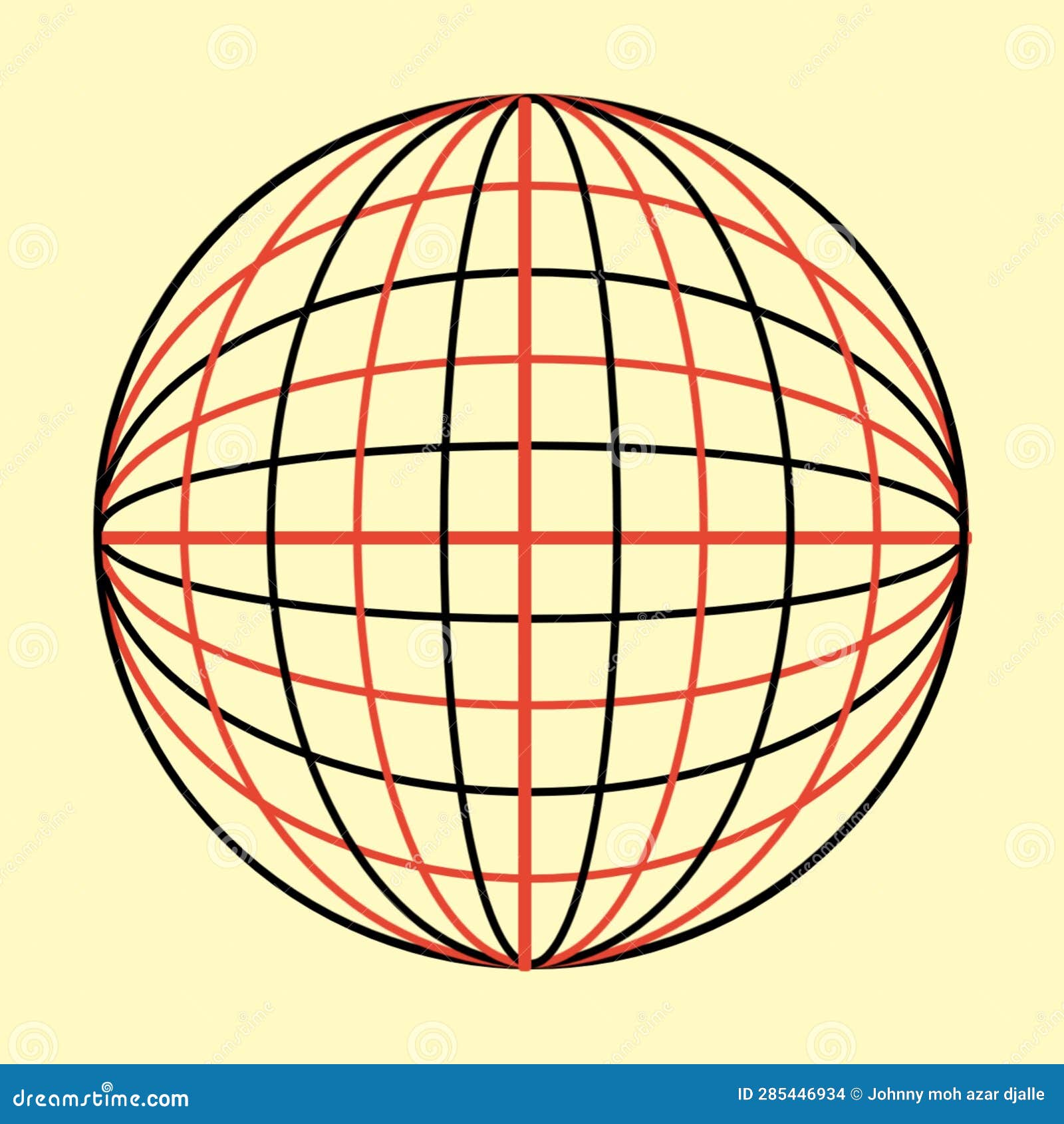 Wireframe 3d Ball Graphic Design Illustration Stock Illustration ...