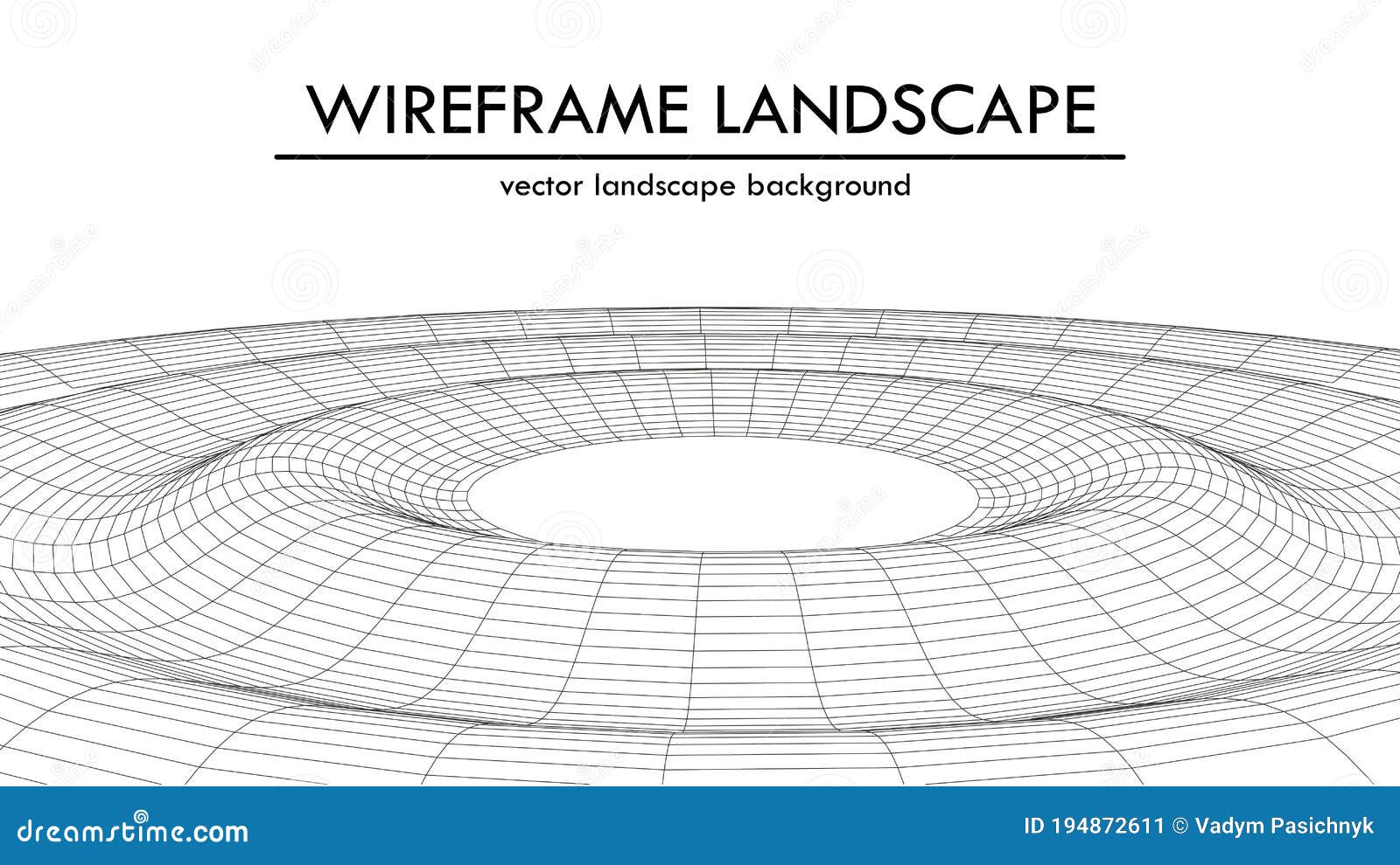 Wireframe 3D Landscape Mountains. Wireframe Landscape Wire. 3d ...