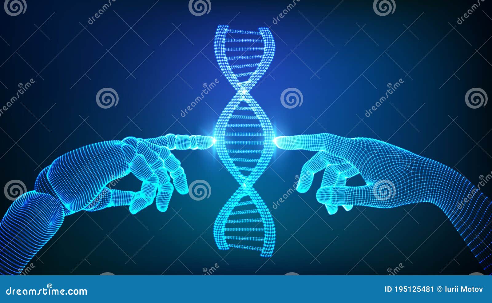 DNA Sequence. Molecules Structure Dna Code. Dna Helix Enlarged Model In ...
