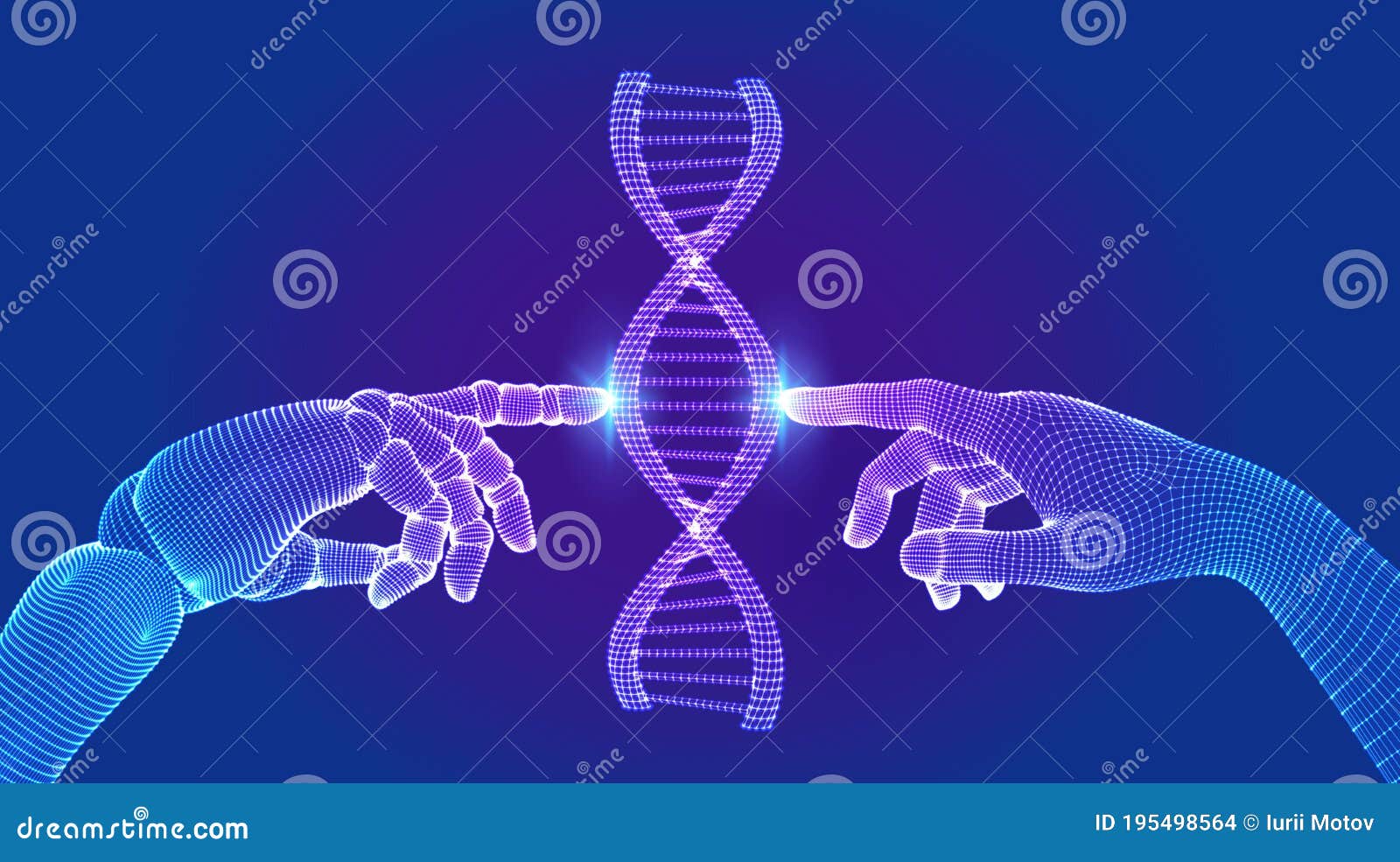DNA Sequence. Molecules Structure Dna Code. Dna Helix Enlarged Model In ...
