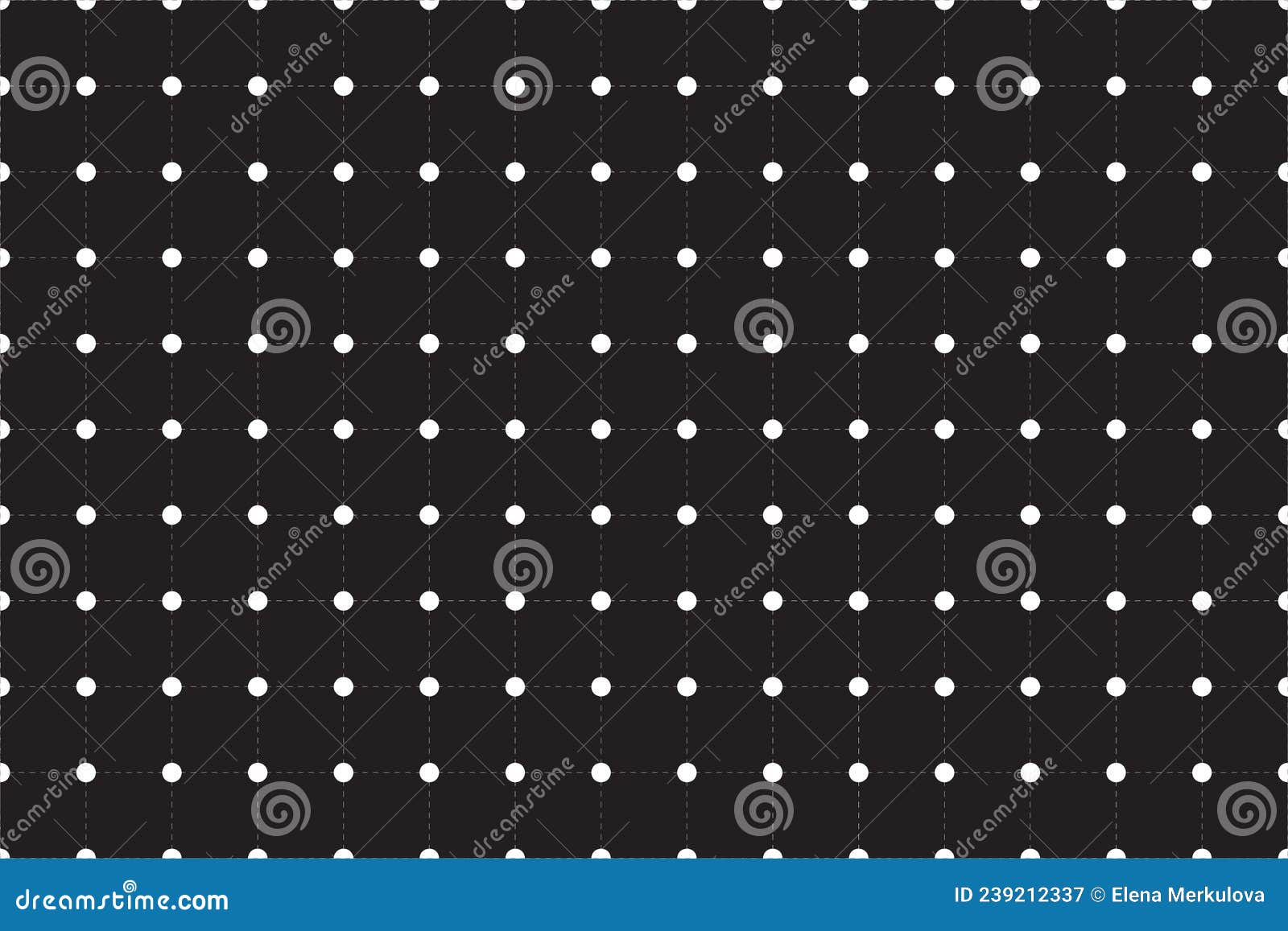 Wireframe Grid Dots, Seamless Pattern, Hud Design Element. Vector ...