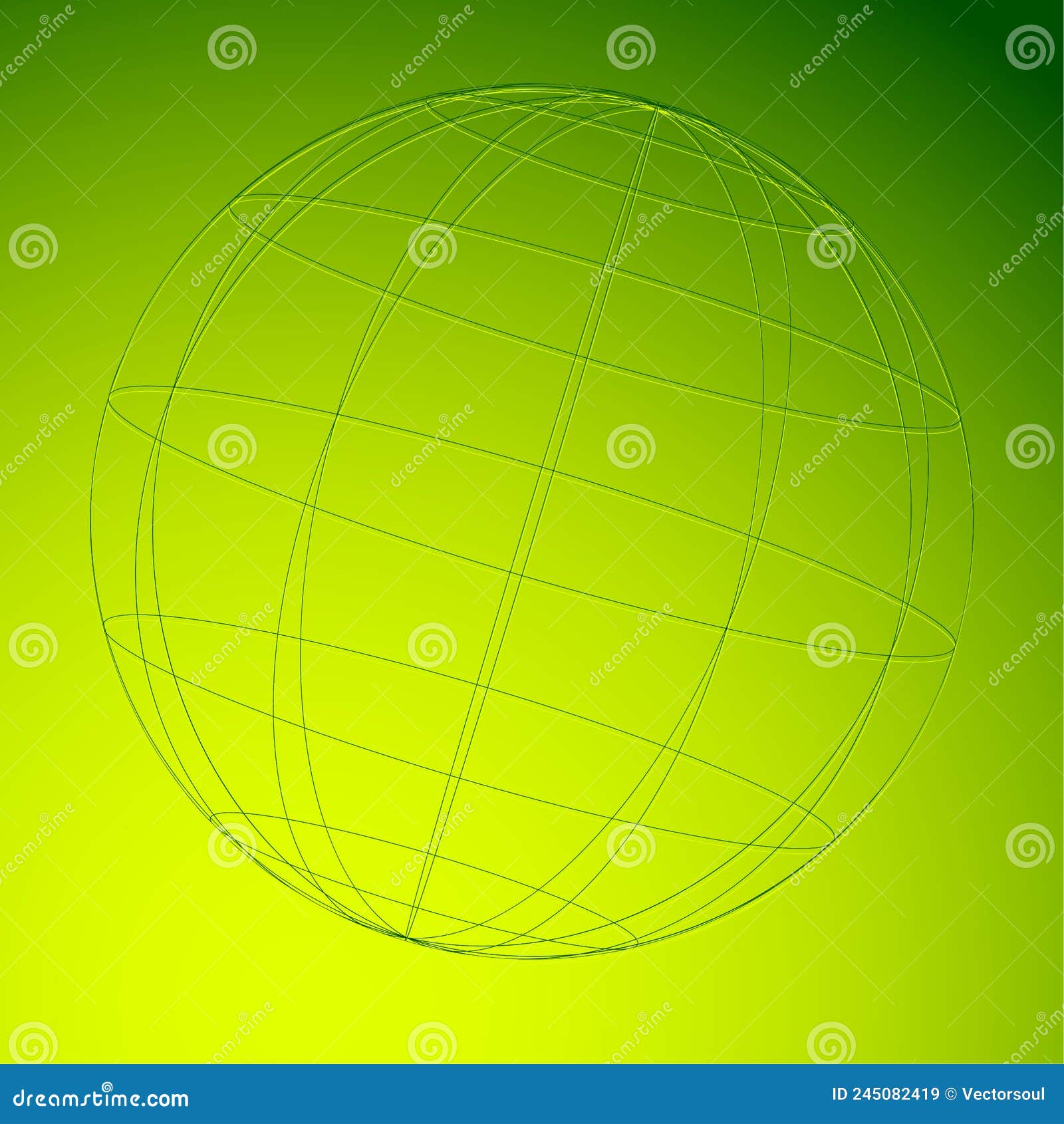 Wireframe, Grid, Mesh Sphere, Globe, Ball Vector Illustration Stock ...