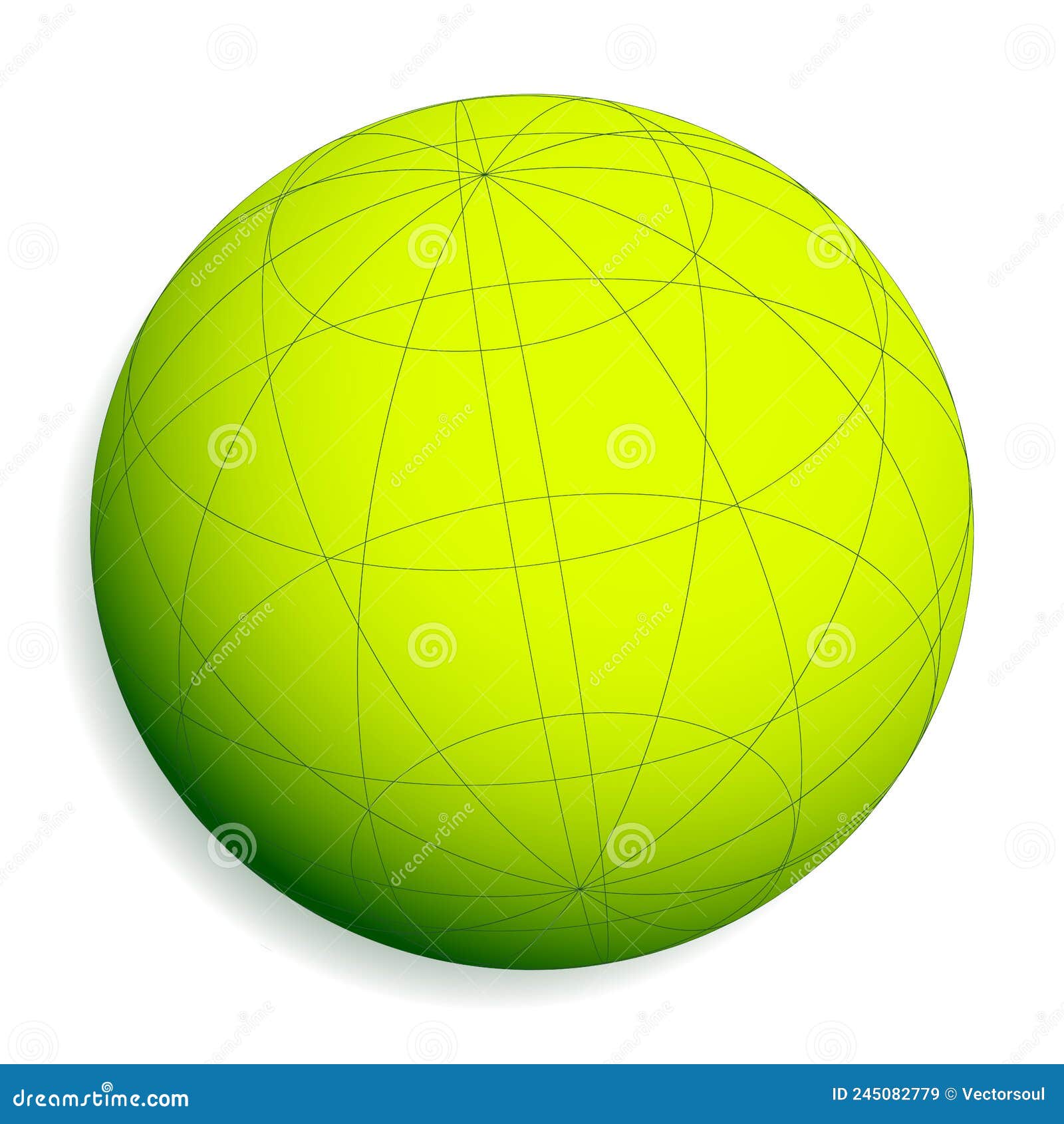 Wireframe, Grid, Mesh Sphere, Globe, Ball Vector Illustration Stock ...