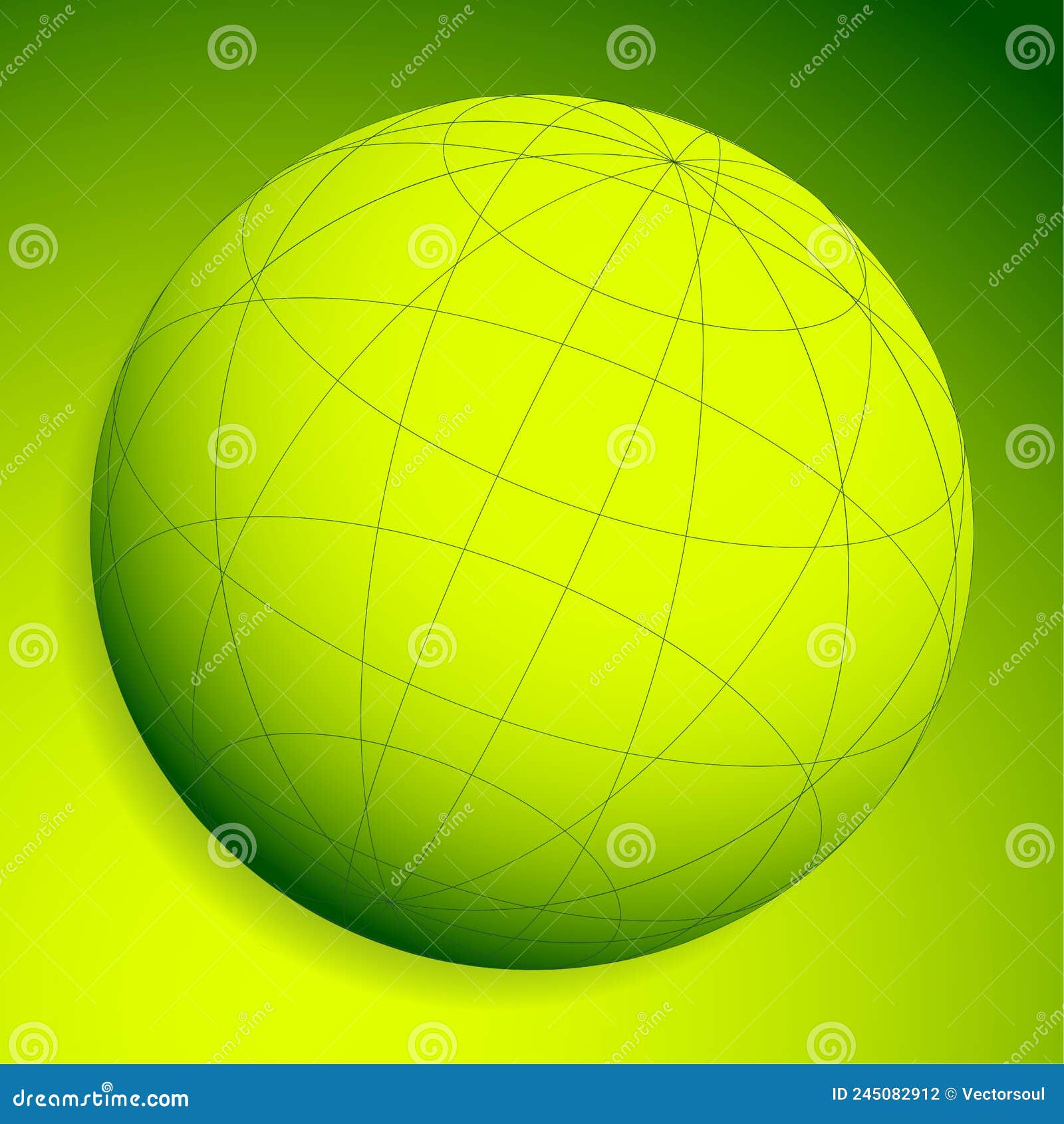 Wireframe, Grid, Mesh Sphere, Globe, Ball Vector Illustration Stock ...