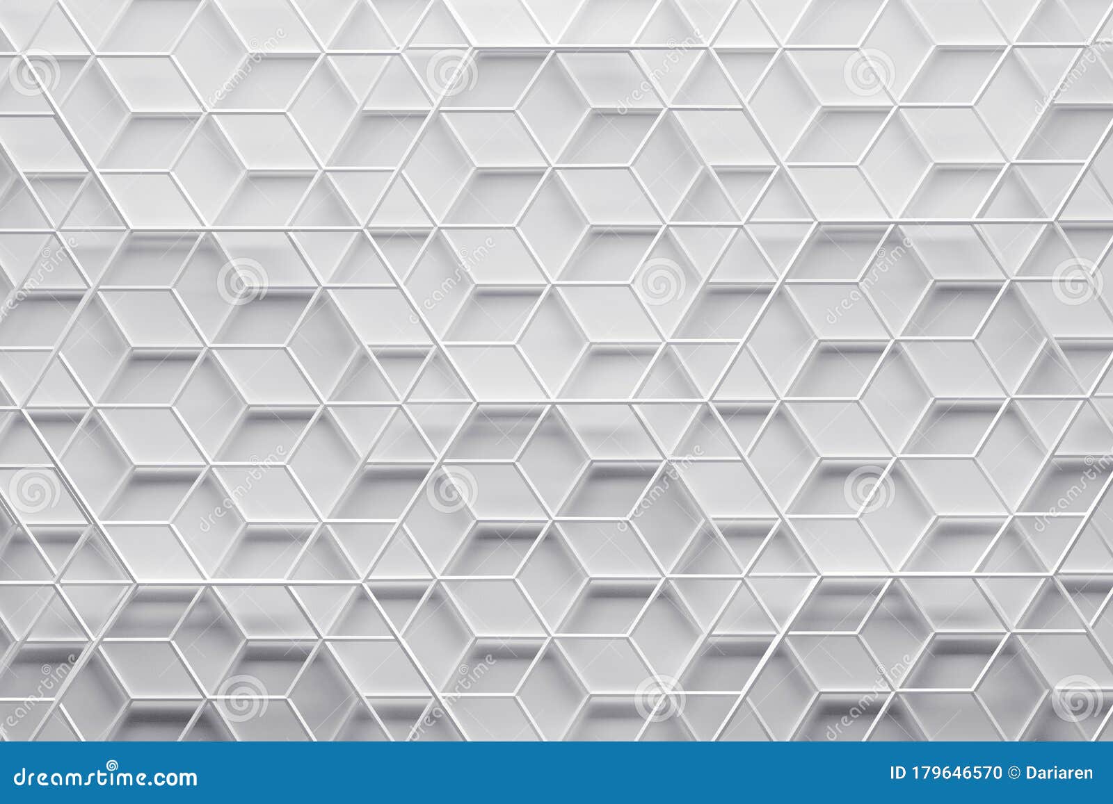 Wireframe of Hexagon Layers Over White Surface Stock Illustration ...