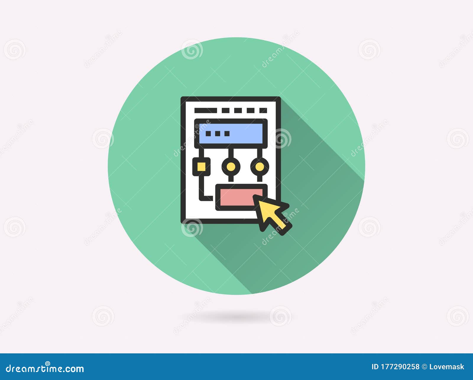 Wireframe Icon. Trendy Wireframe Logo Concept On White Background From ...