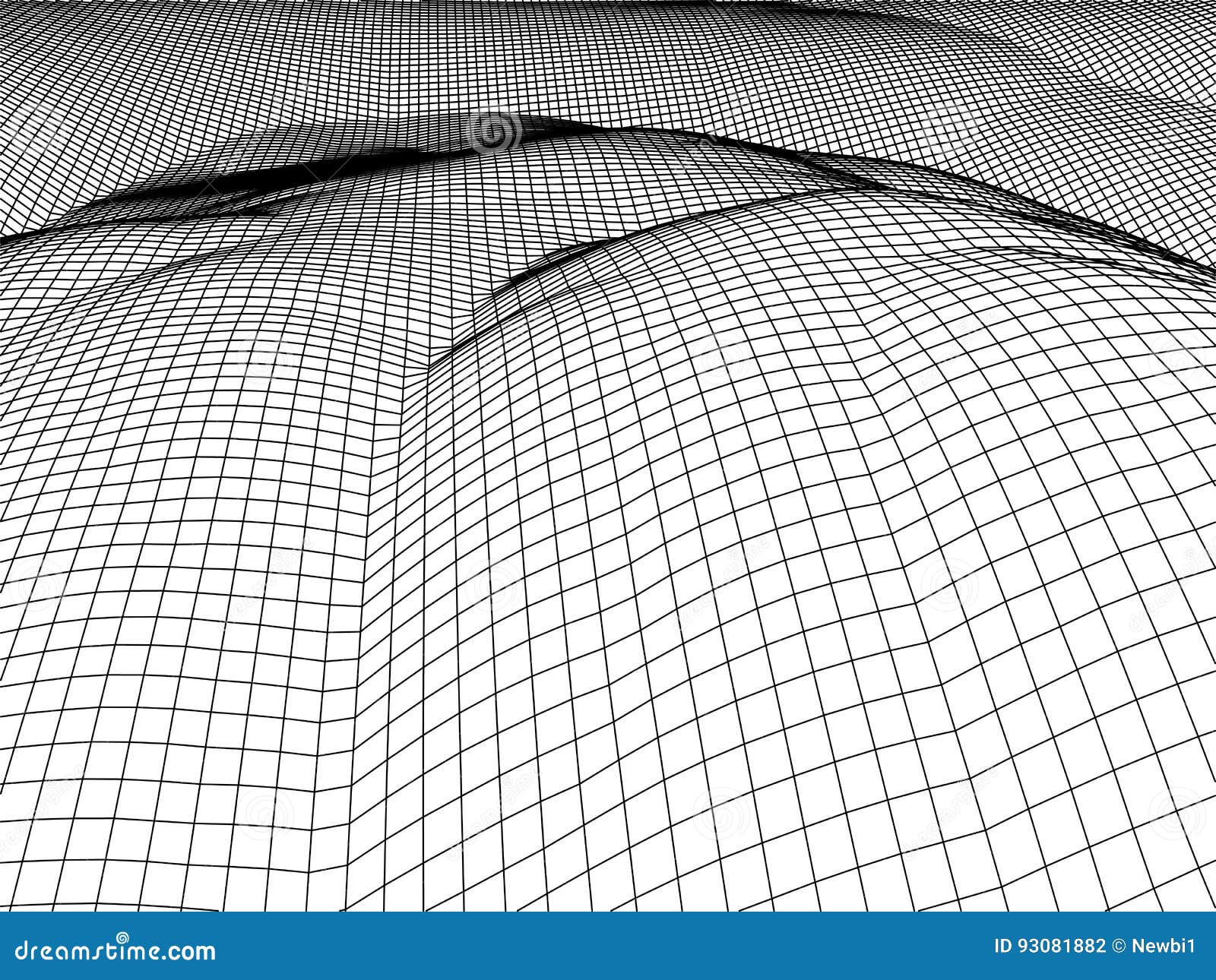 Wireframe Landscape Background. Stock Vector - Illustration of decor ...