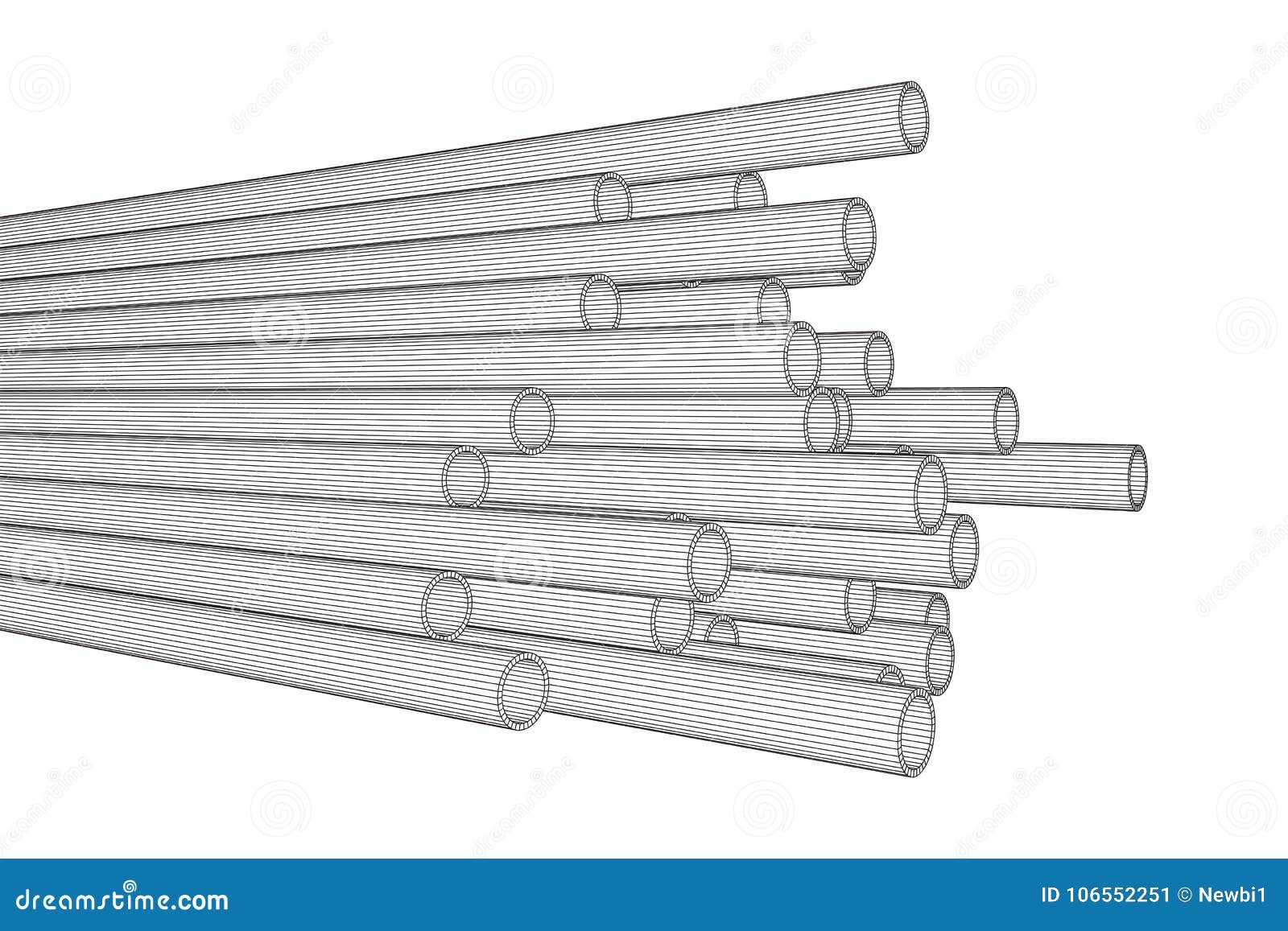 Wireframe Metallurgy Beam Cartoon Vector | CartoonDealer.com #106158767
