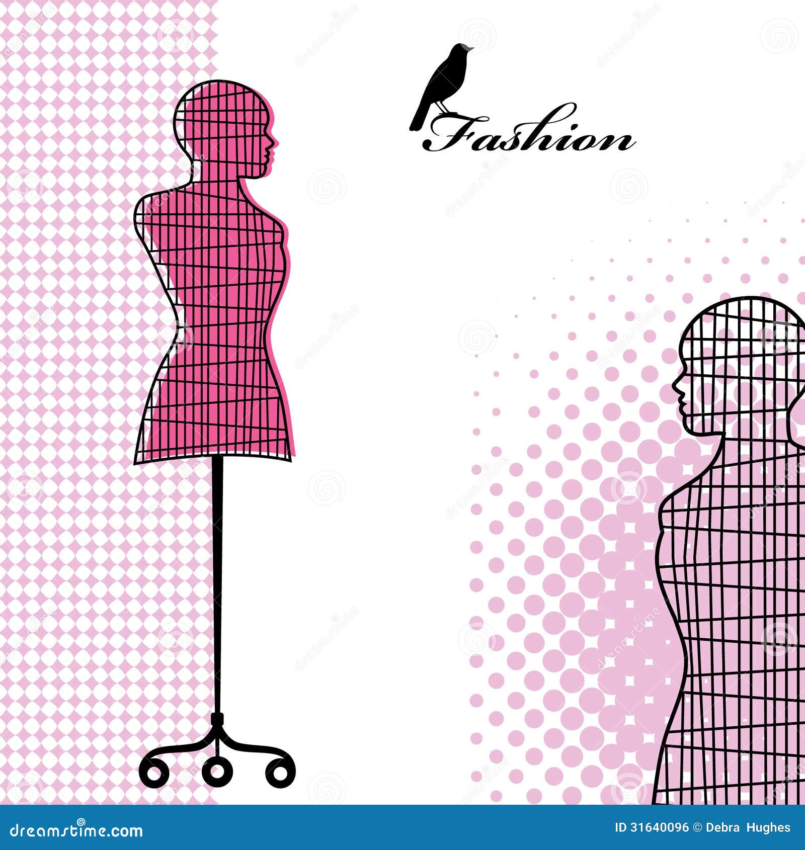 Wireframe mannequin stock vector. Illustration of dressform - 31640096