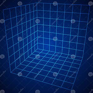 X Y Z Axis Cube Vector Tridimensional Coordinate Spaces Colored Icon