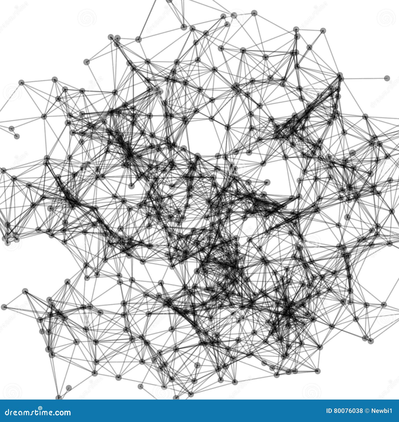 Wireframe Mesh Dot and Lines Background Stock Vector - Illustration of ...