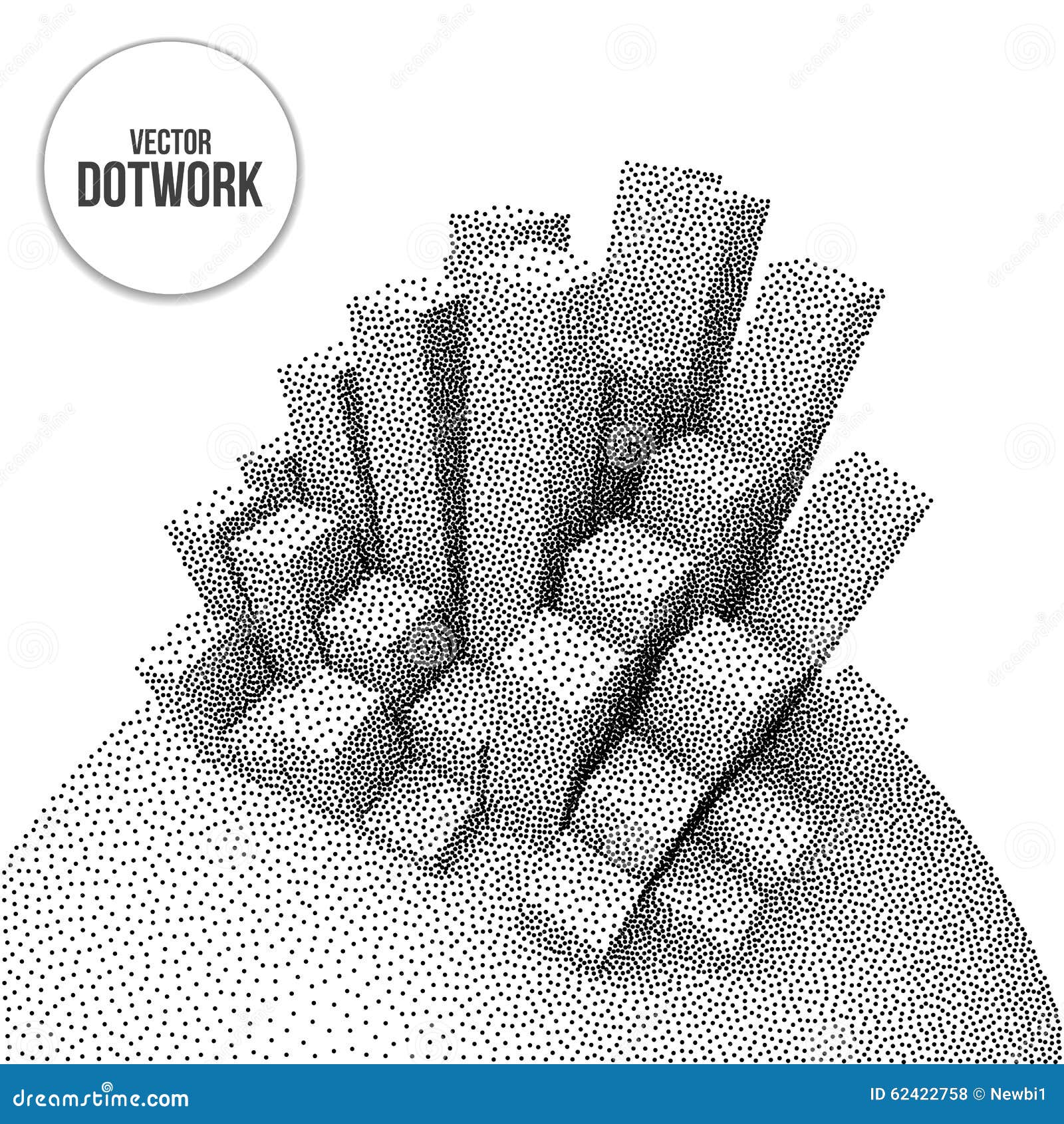 Splat Mesh Vector Illustration | CartoonDealer.com #9391264