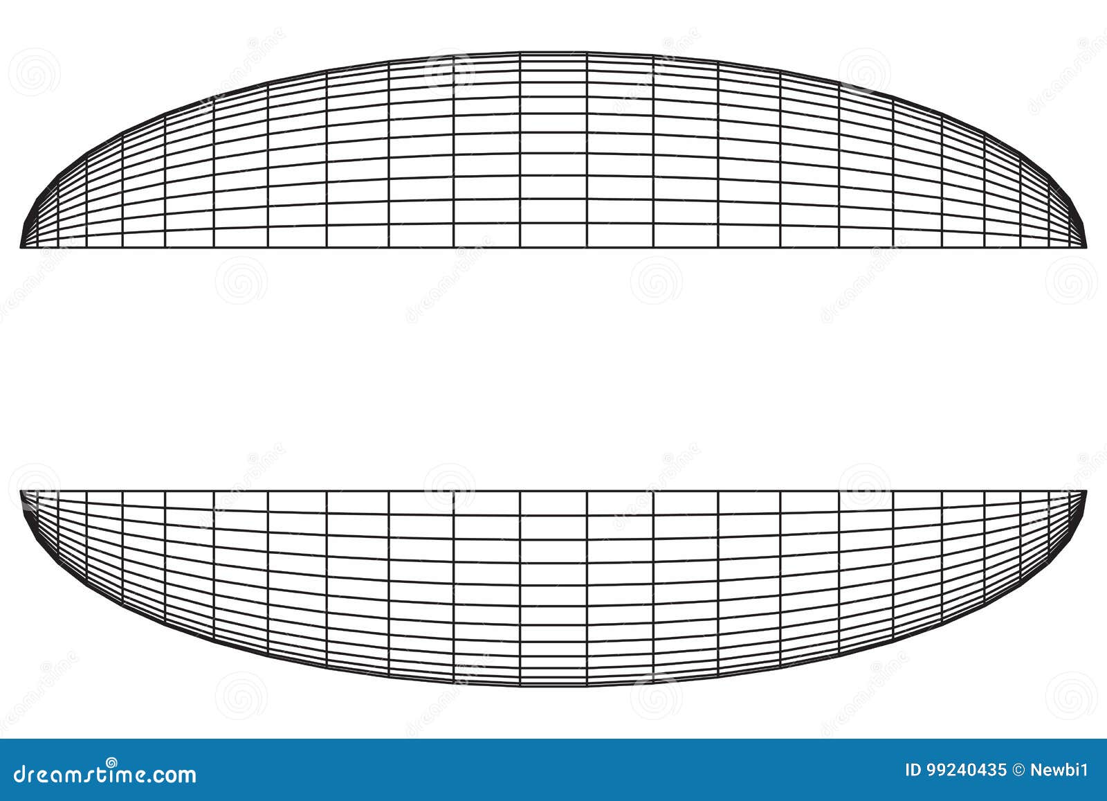 Wireframe Mesh Hemisphere stock vector. Illustration of mesh - 99240435