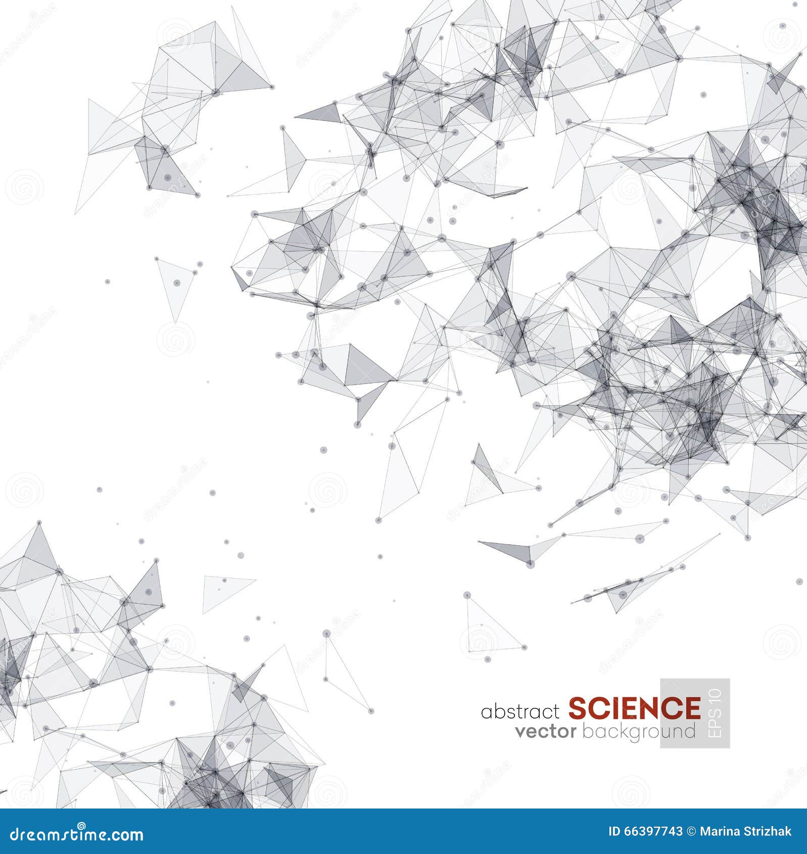 Wireframe Mesh Polygonal Background. Stock Vector - Illustration of ...