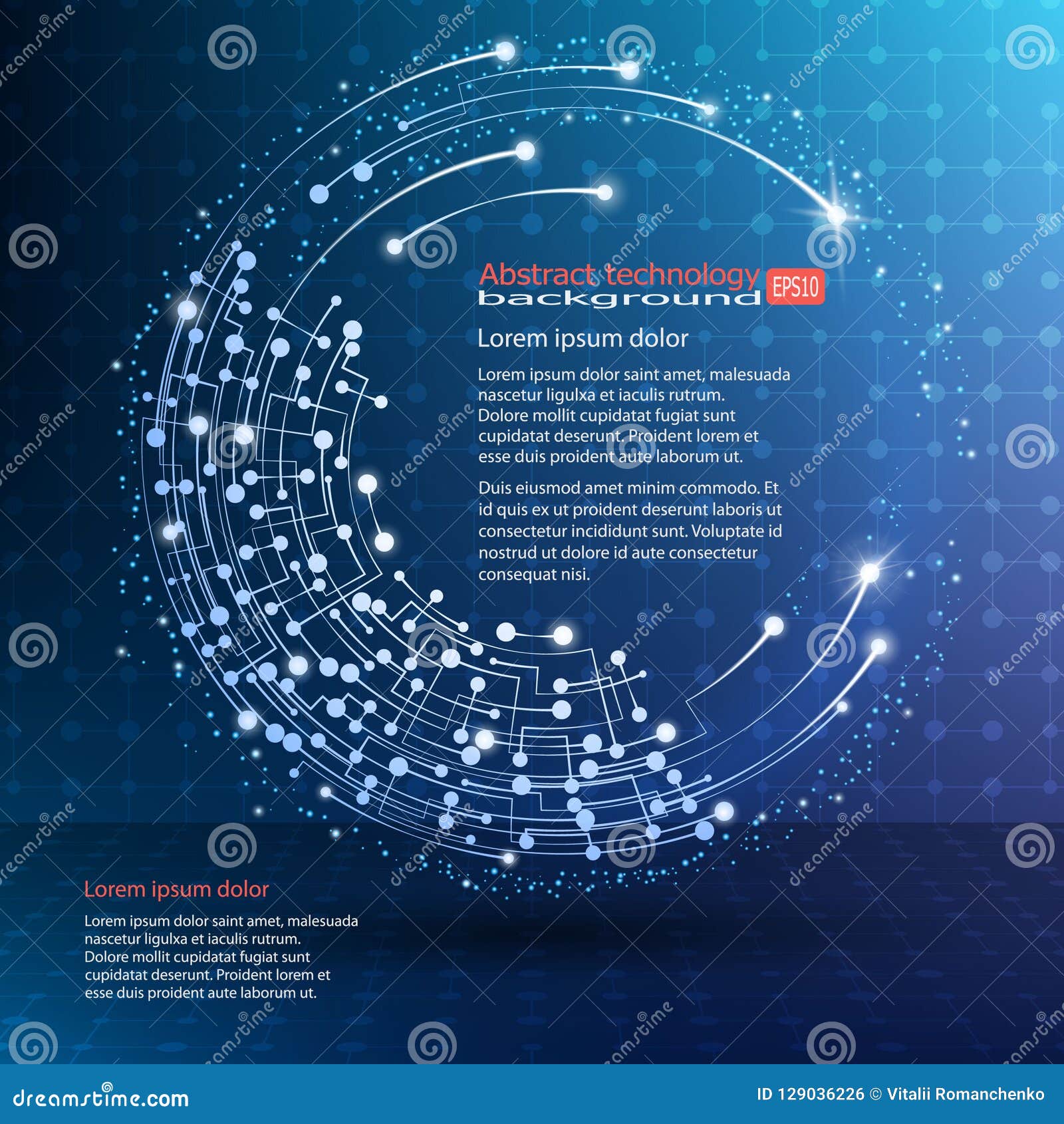 Wireframe Mesh Polygonal Element Abstract Form With Connected Lines And Dots Vector
