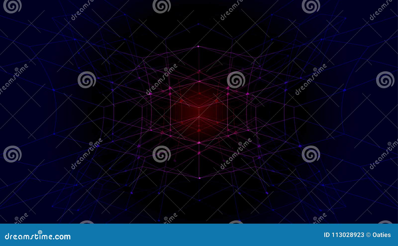 Wireframe Polygon Technology Abstract Background Stock Vector ...