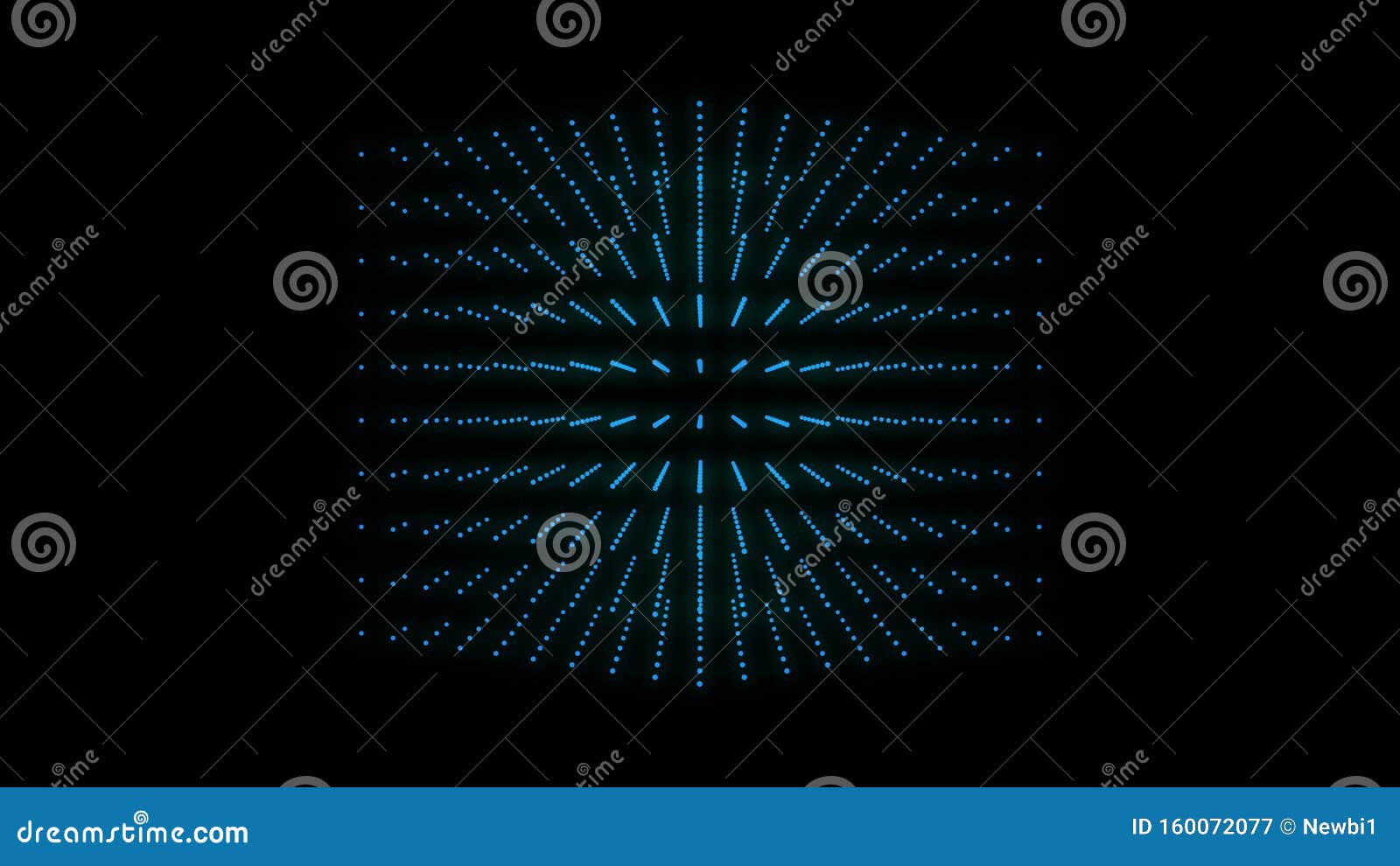 Wireframe Polygonal Element. 3D Cube with Dots Stock Video - Video of ...
