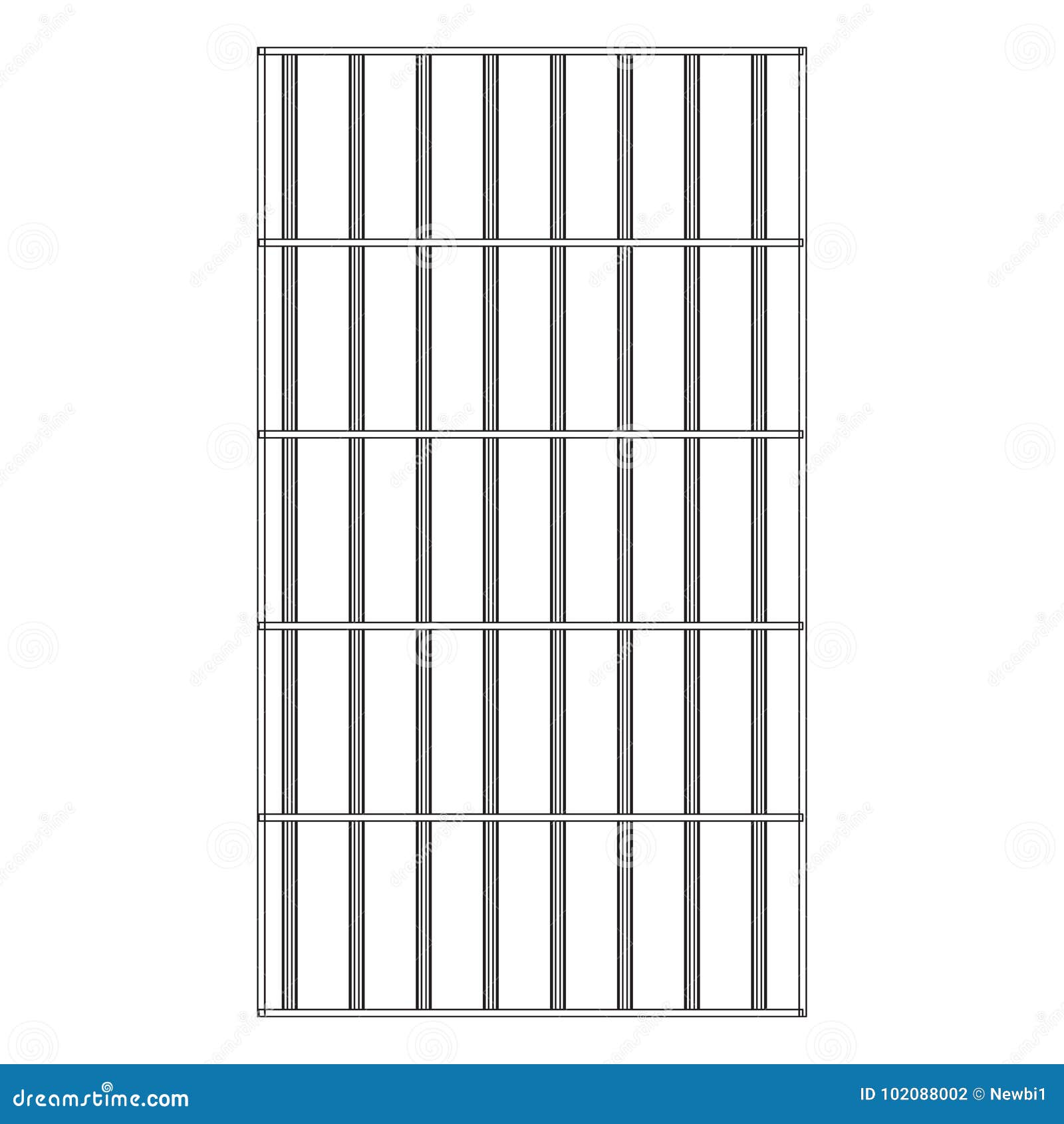 Wireframe prison bars stock vector. Illustration of cuffed - 102088002