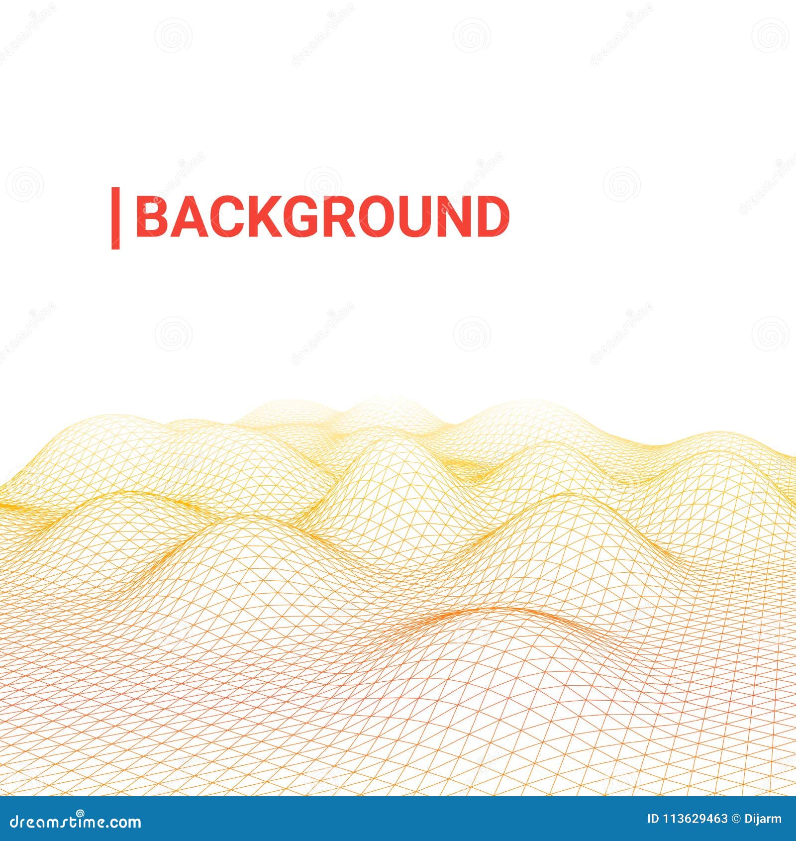 Wireframe of Sand Dunes in the Desert, Seabed Stock Image - Image of ...