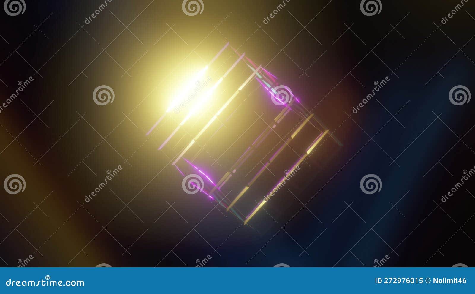 Wireframe sci fi cube stock illustration. Illustration of logo - 272976015