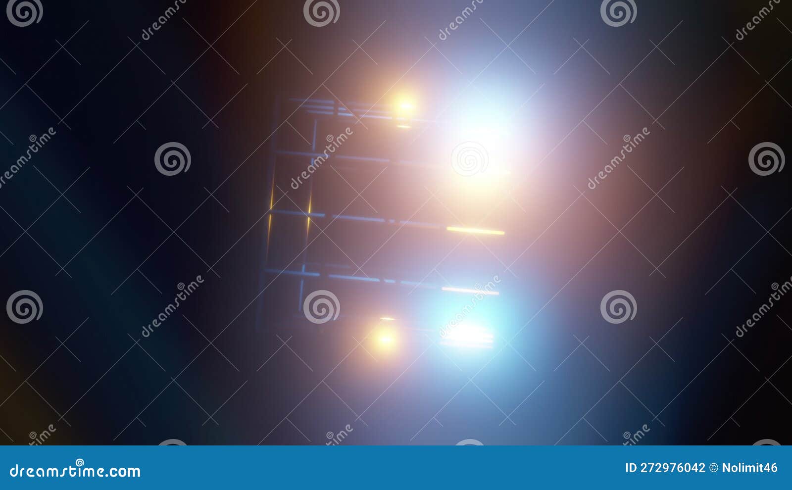 Wireframe sci fi cube stock illustration. Illustration of fluorescent ...