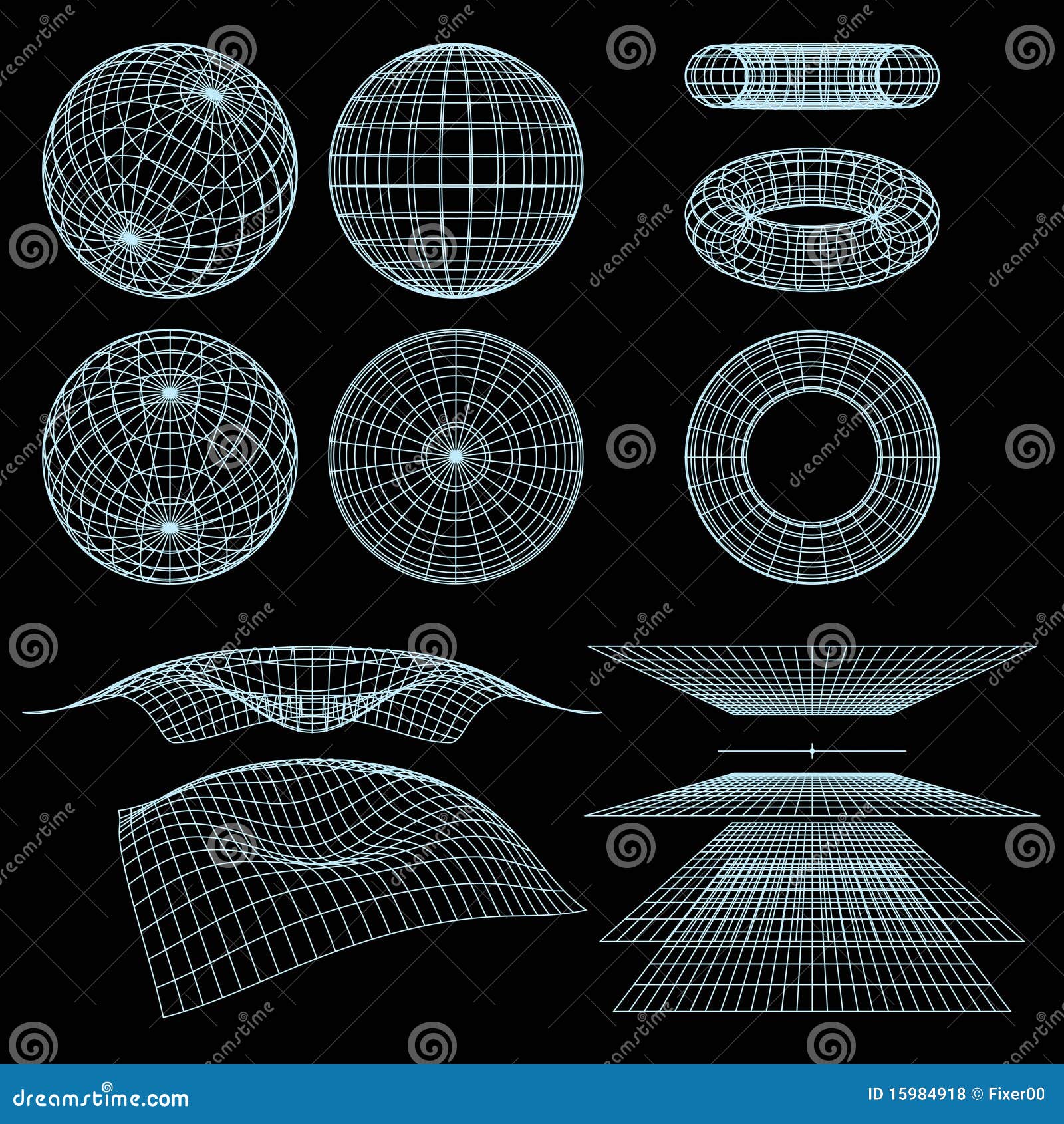 Wireframe symbols stock vector. Illustration of challenge - 15984918