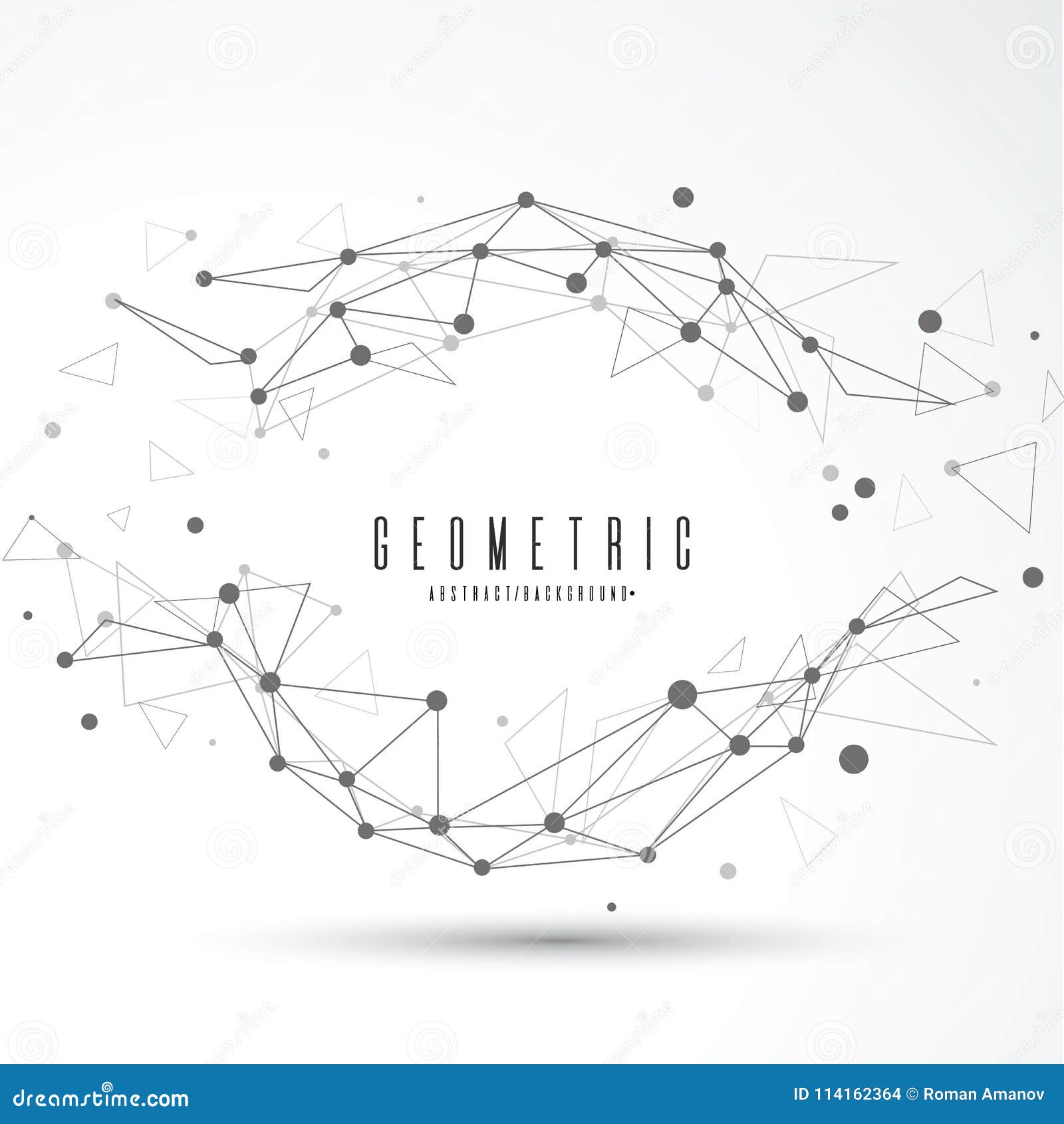 Abstract Sphere Isolated. Vector Connection Concept. Wireframe Mesh ...