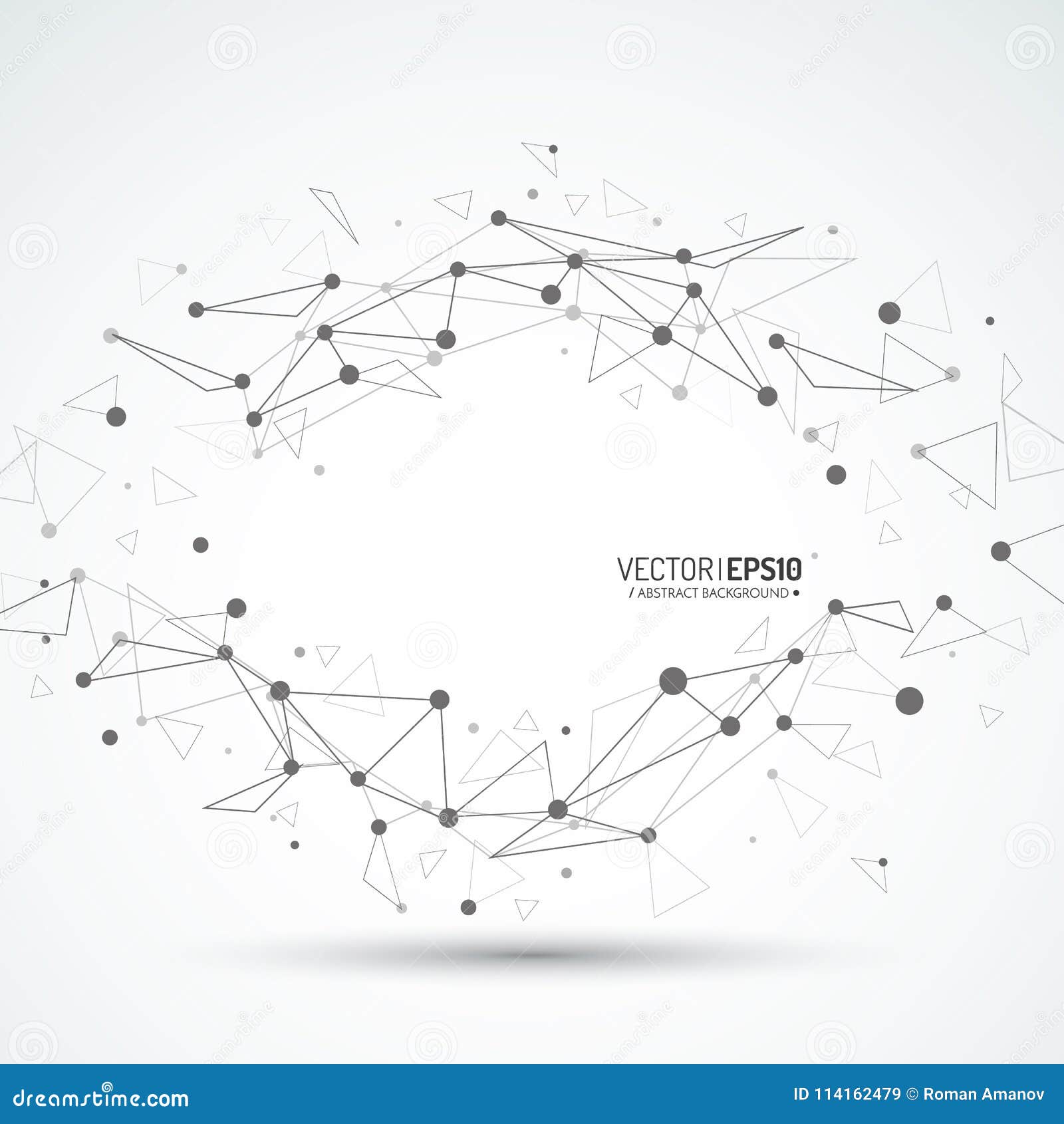 Wireframe Vector Sphere. Digital Abstract Background. Connection with ...