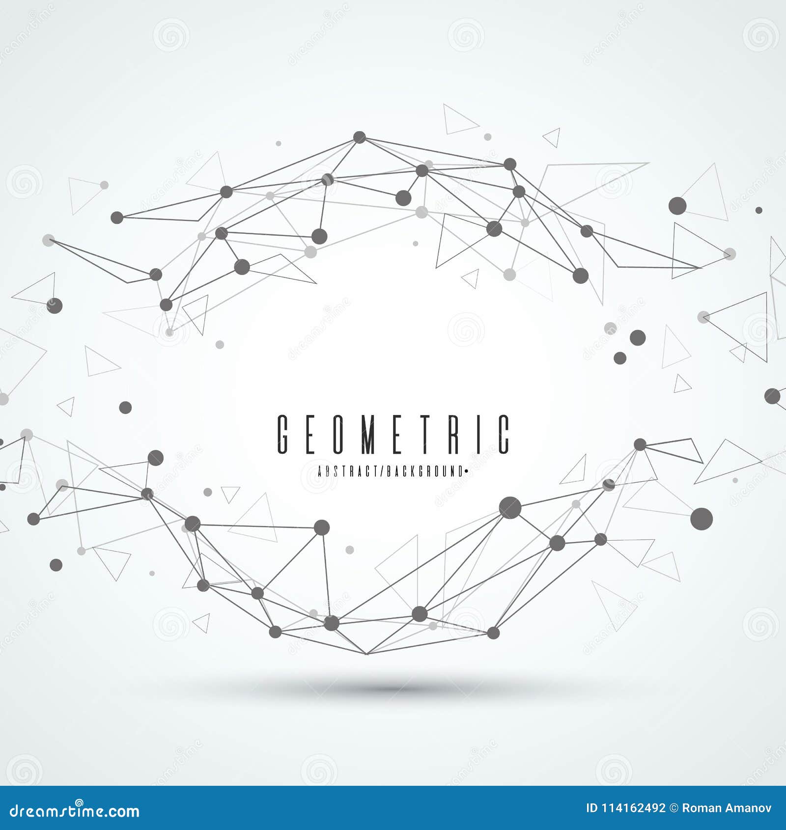 Wireframe Vector Sphere. Digital Abstract Background. Connection with ...