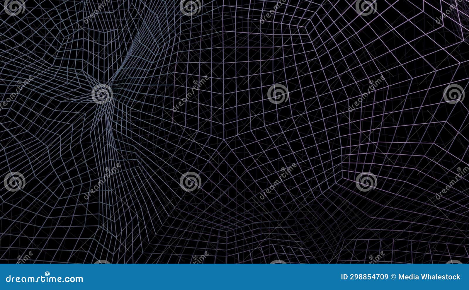 Wireframe Wave Background in Motion. Design. 3D Animation of Grid ...