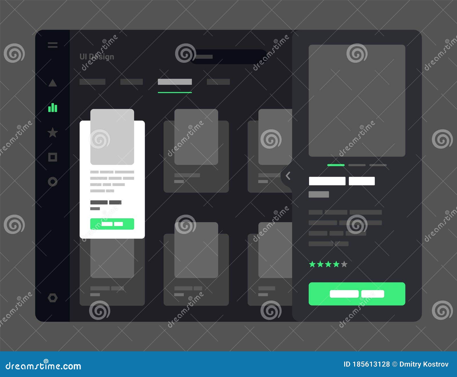 Wireframes Screens. Dashboard UI And UX Design. Cartoon Vector ... Wireframes Screens. Dashboard UI And UX Design. Cartoon Vector ...