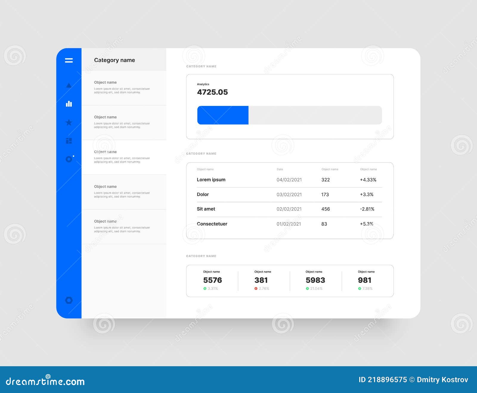 Wireframes Screens. Dashboard UI and UX Kit Design. Stock Vector ...