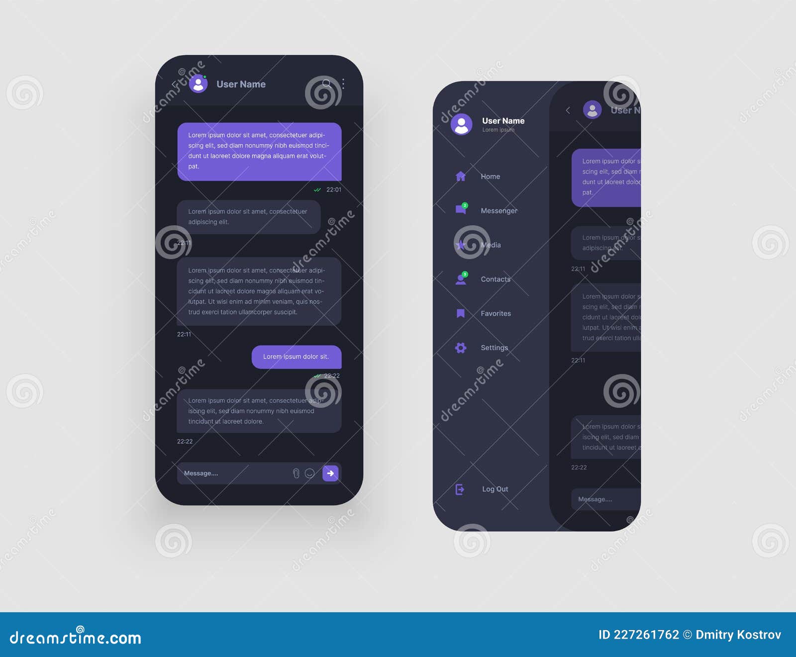 Wireframes Screens. Dashboard UI and UX Kit Design. Stock Vector ...