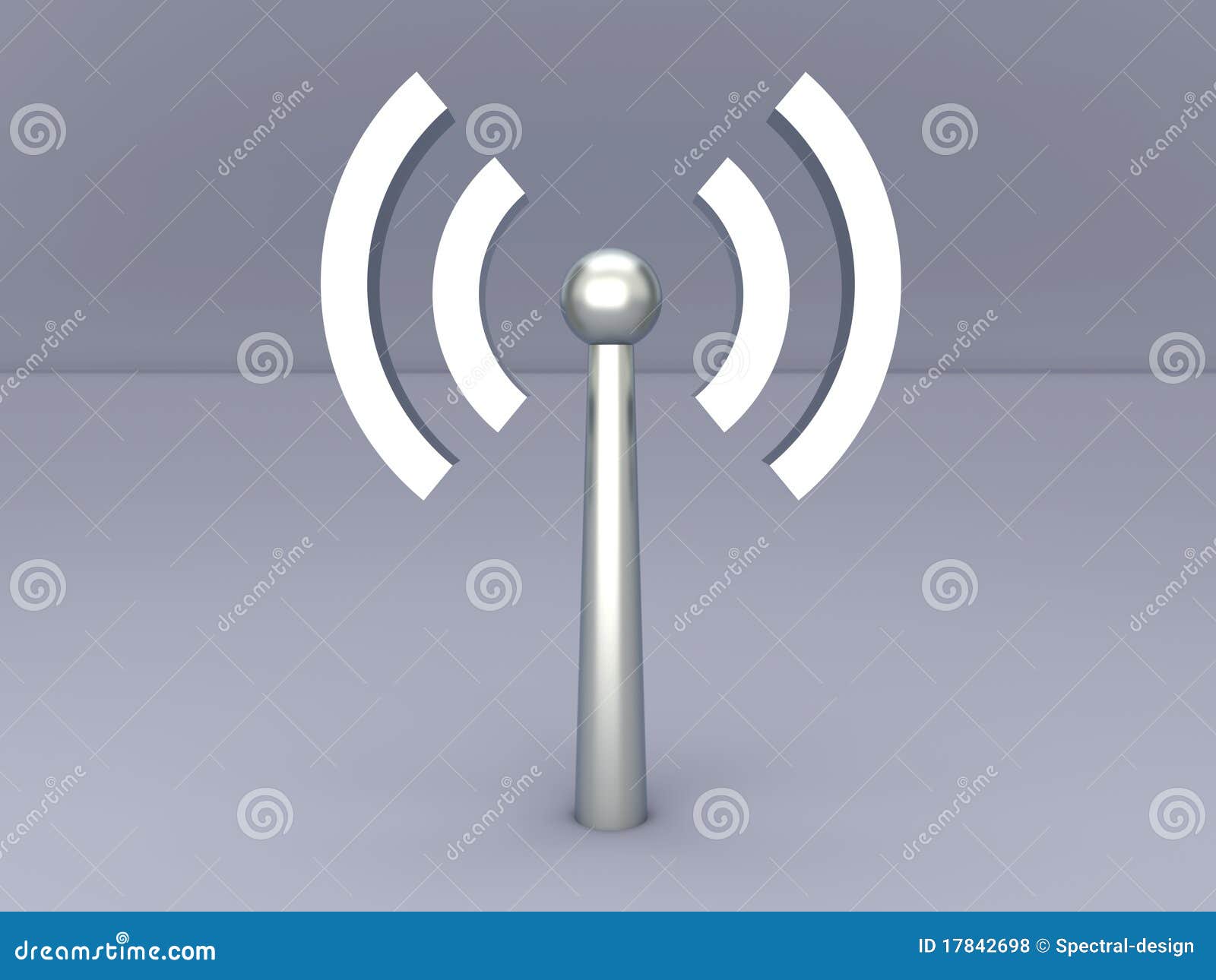 Wireless Antenna stock illustration. Illustration of frequency - 17842698