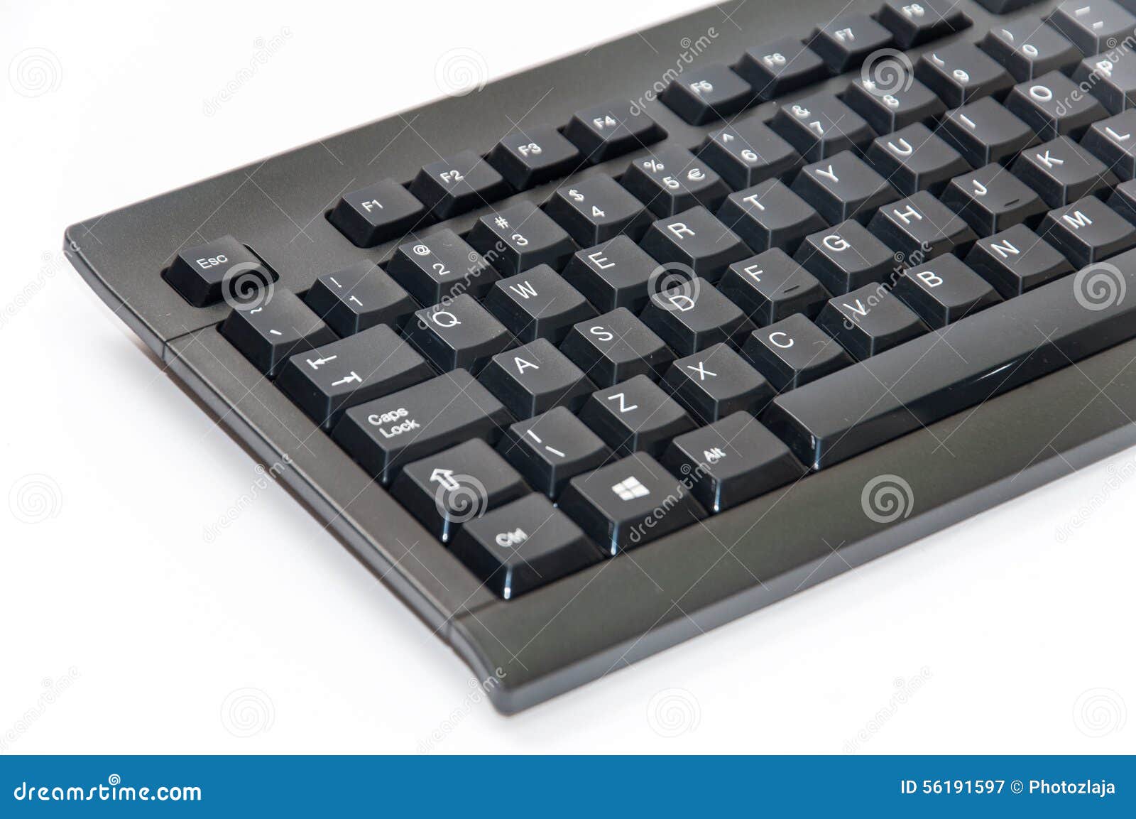 Wireless Black Computer Pc Keyboard Editorial Photography - Image of ...