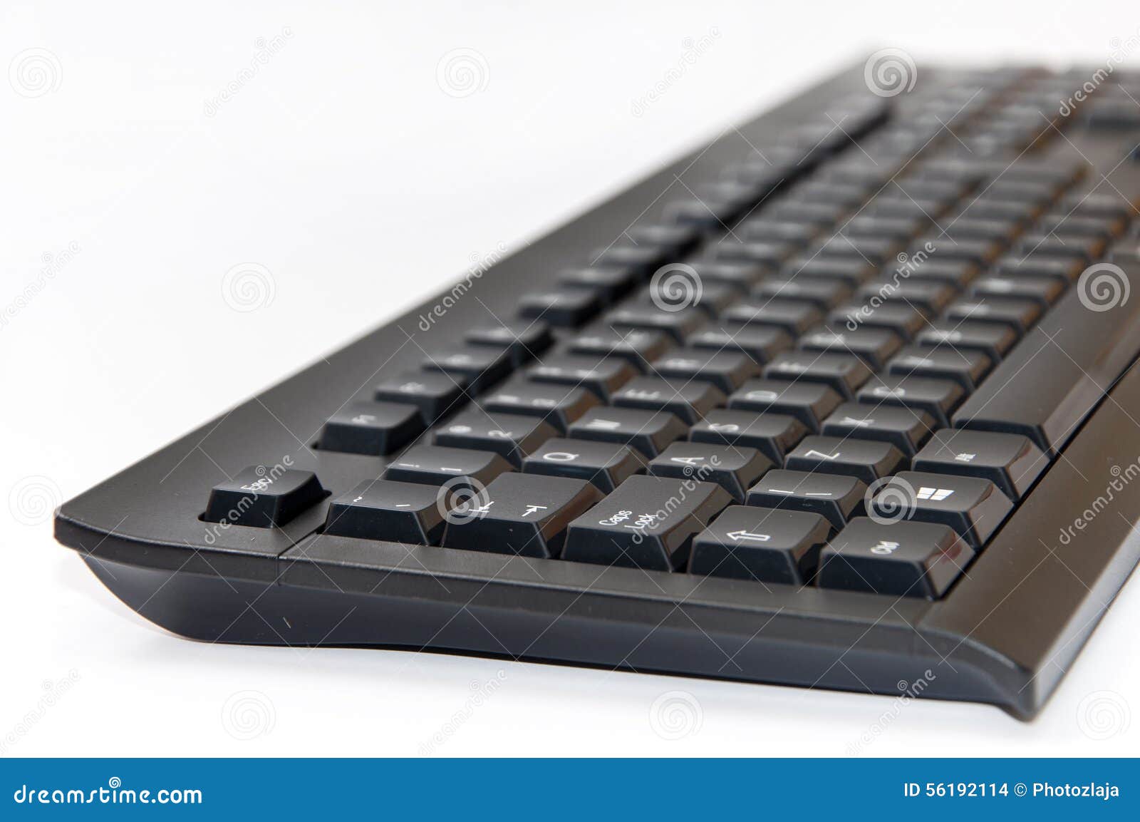 Wireless Black Computer Pc Keyboard Editorial Stock Image - Image of ...