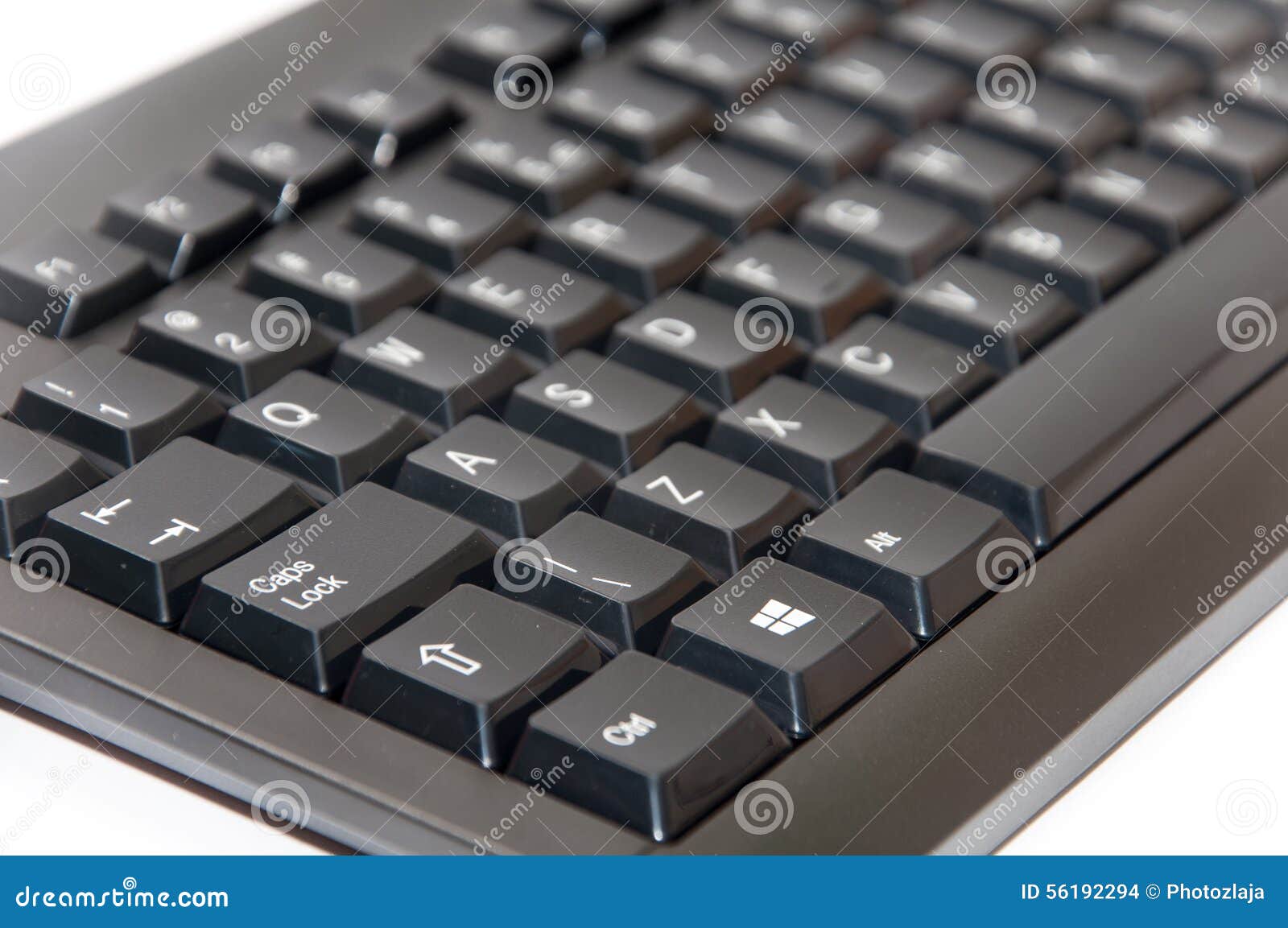Wireless Black Computer Pc Keyboard Editorial Stock Image - Image of ...