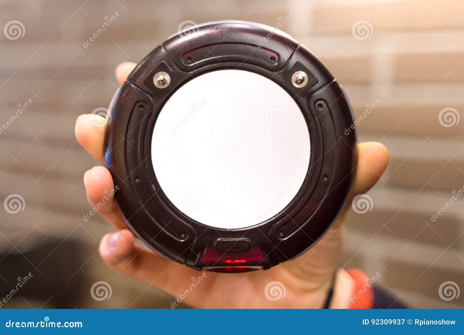 Wireless Buzzer To Call Customers Table. Stock Image - Image of cafe ...
