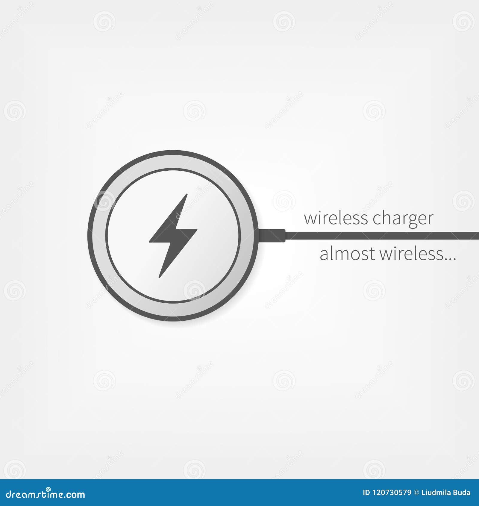 Wireless Charger Vector Icon Stock Vector - Illustration of computer ...