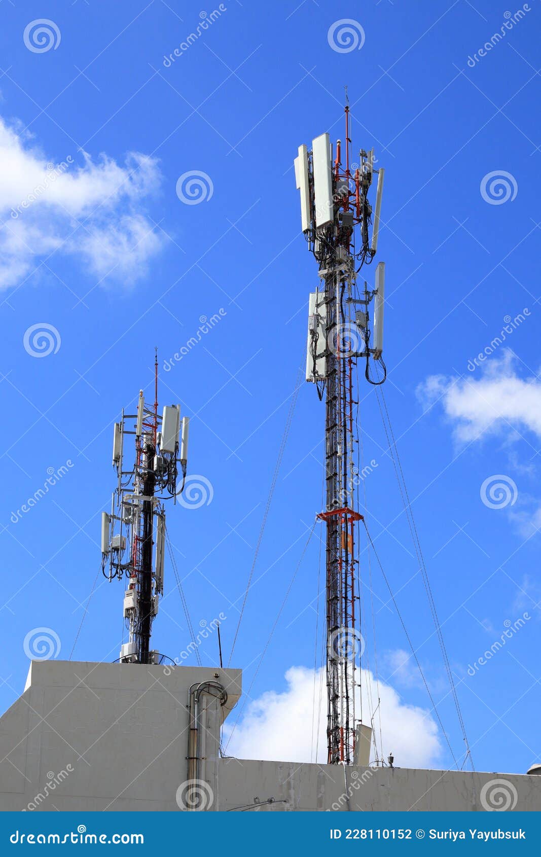 Wireless Communication Antenna Pole, Mobile Phone Mast Antenna Pole ...