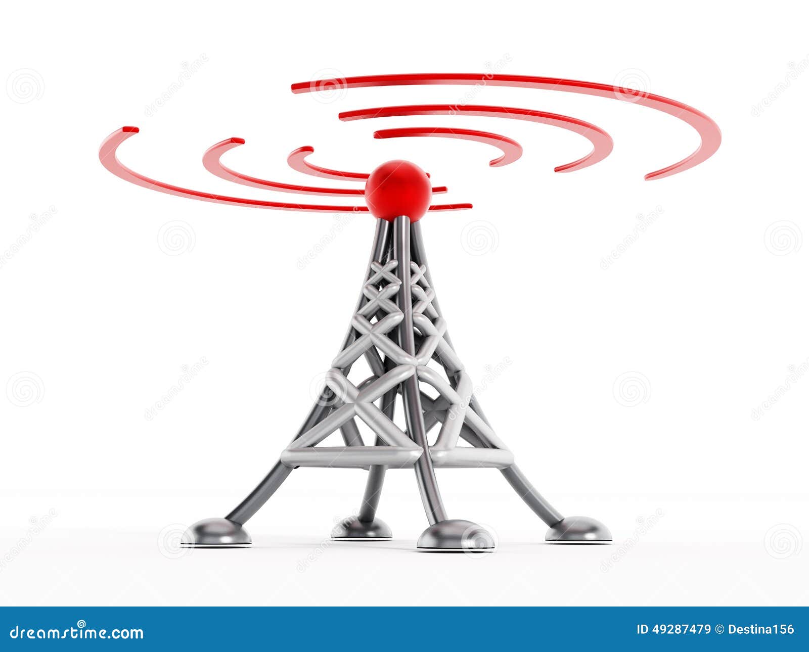 5g Communication Tower Wireless Hispeed Internet With Data Center ...