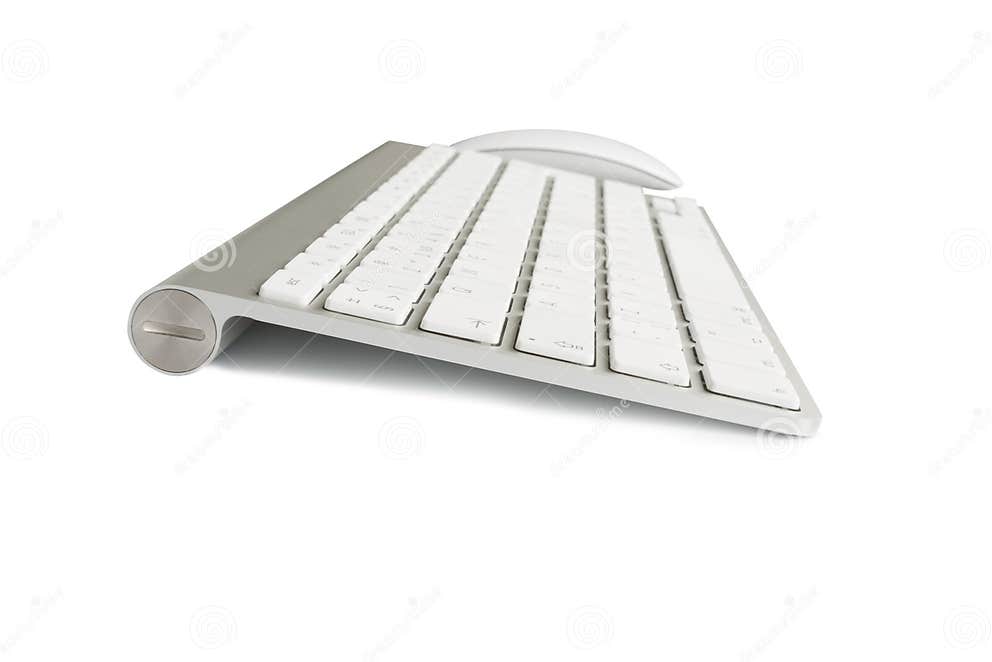 Wireless Computer Keyboard with the English Alphabet and Mouse Stock ...