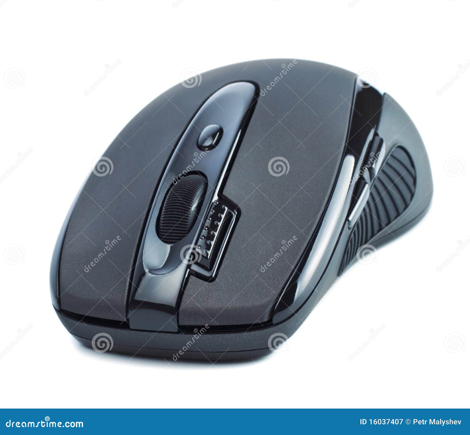 Wireless computer mouse stock image. Image of black, curve - 16037407