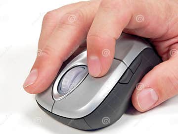 Wireless Computer Mouse stock photo. Image of drag, input - 1720716