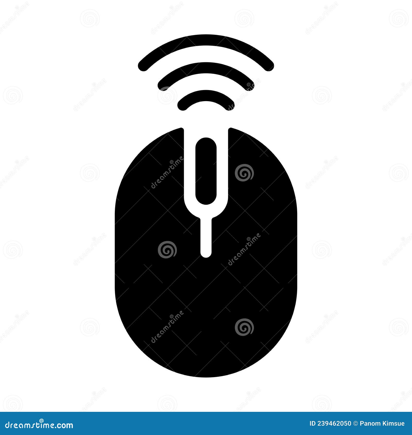 Wireless Computer Mouse Icon Vector for Graphic Design, Logo, Website ...