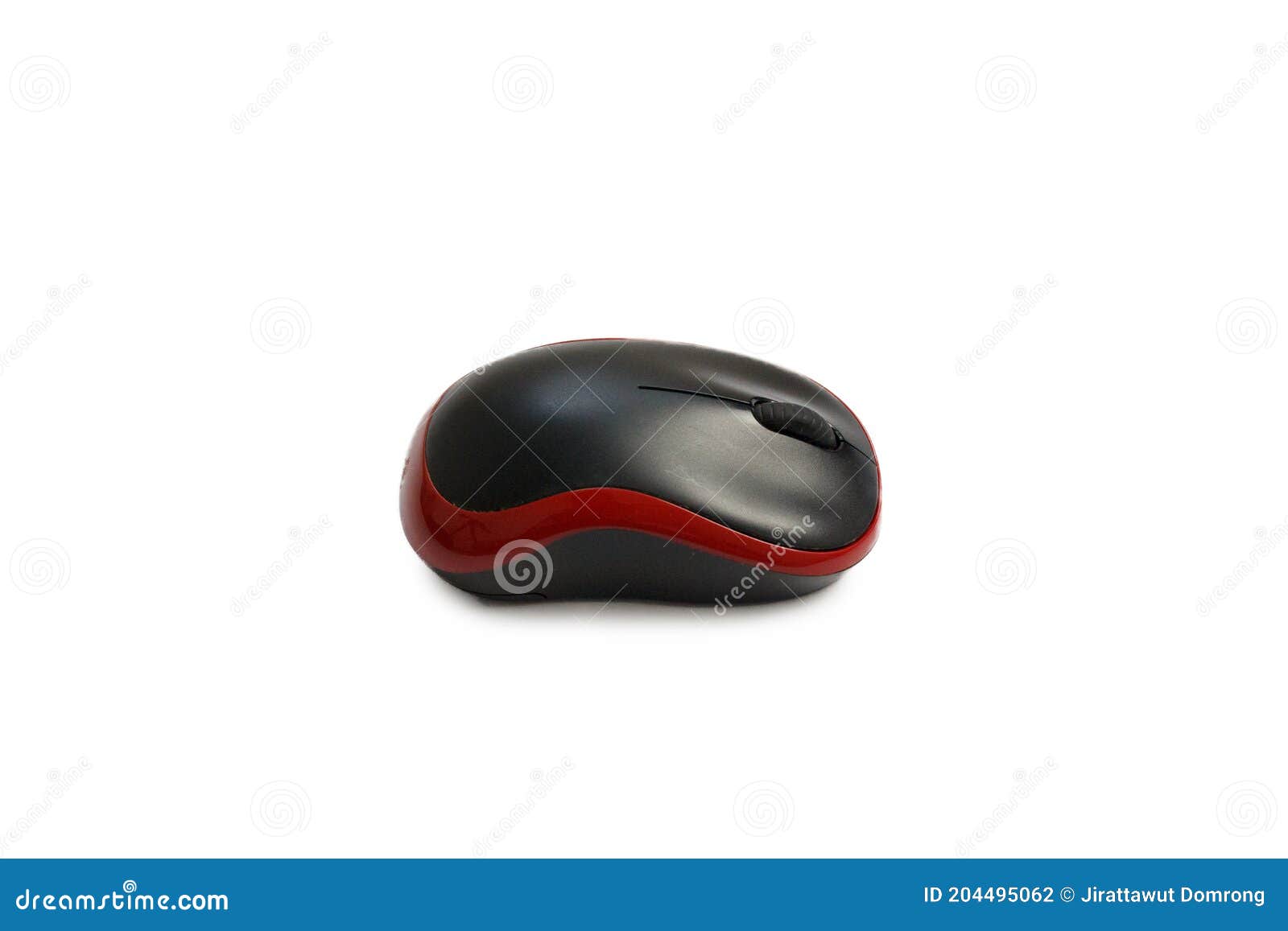 Wireless Computer Mouse Isolated on White Background Stock Photo ...