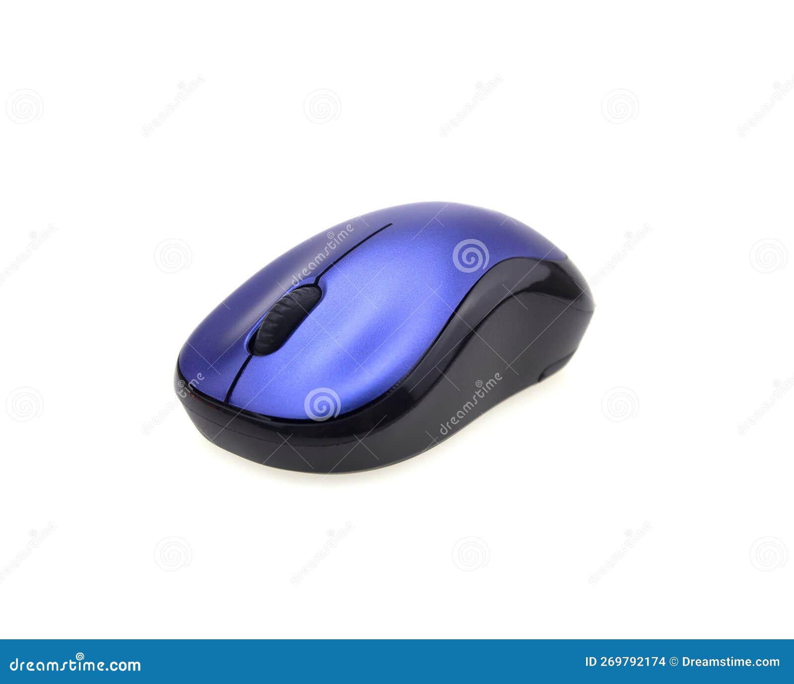 Wireless Computer Mouse Isolated on White Background Stock Photo ...