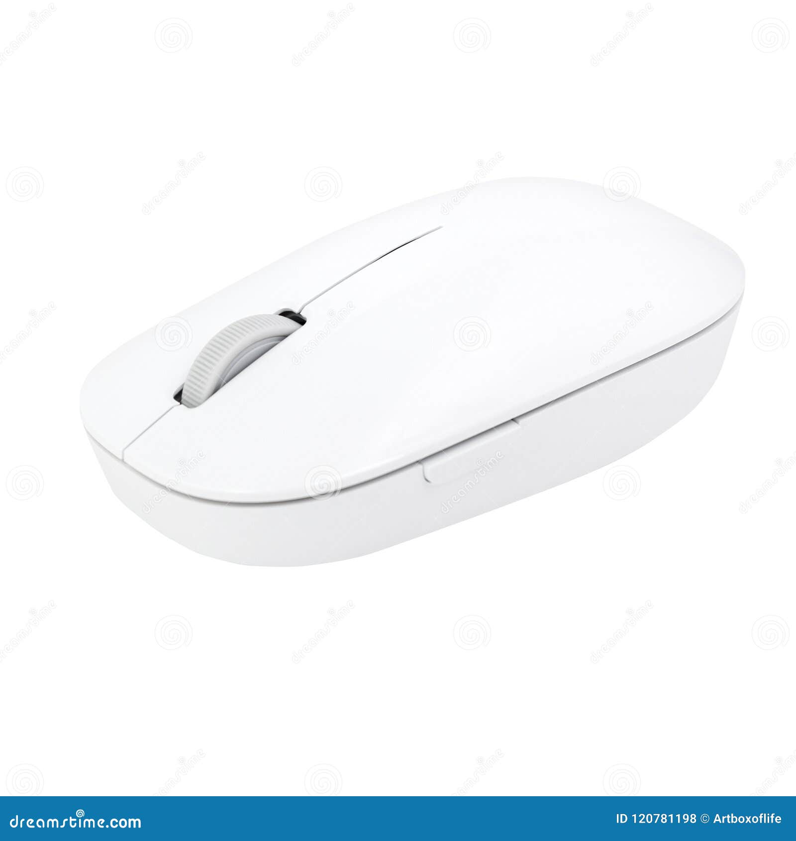 Wireless Computer Mouse Isolated on White Stock Photo - Image of input ...