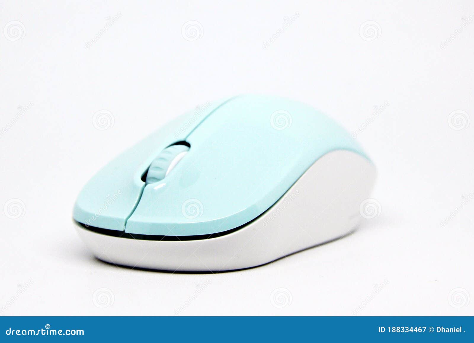 Wireless Computer Mouse Isolated on White Background a Stock Image ...